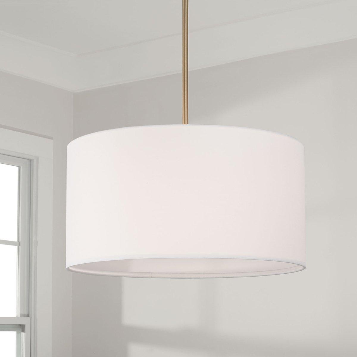 Soft Allure Drum Pendant | Shades of Light