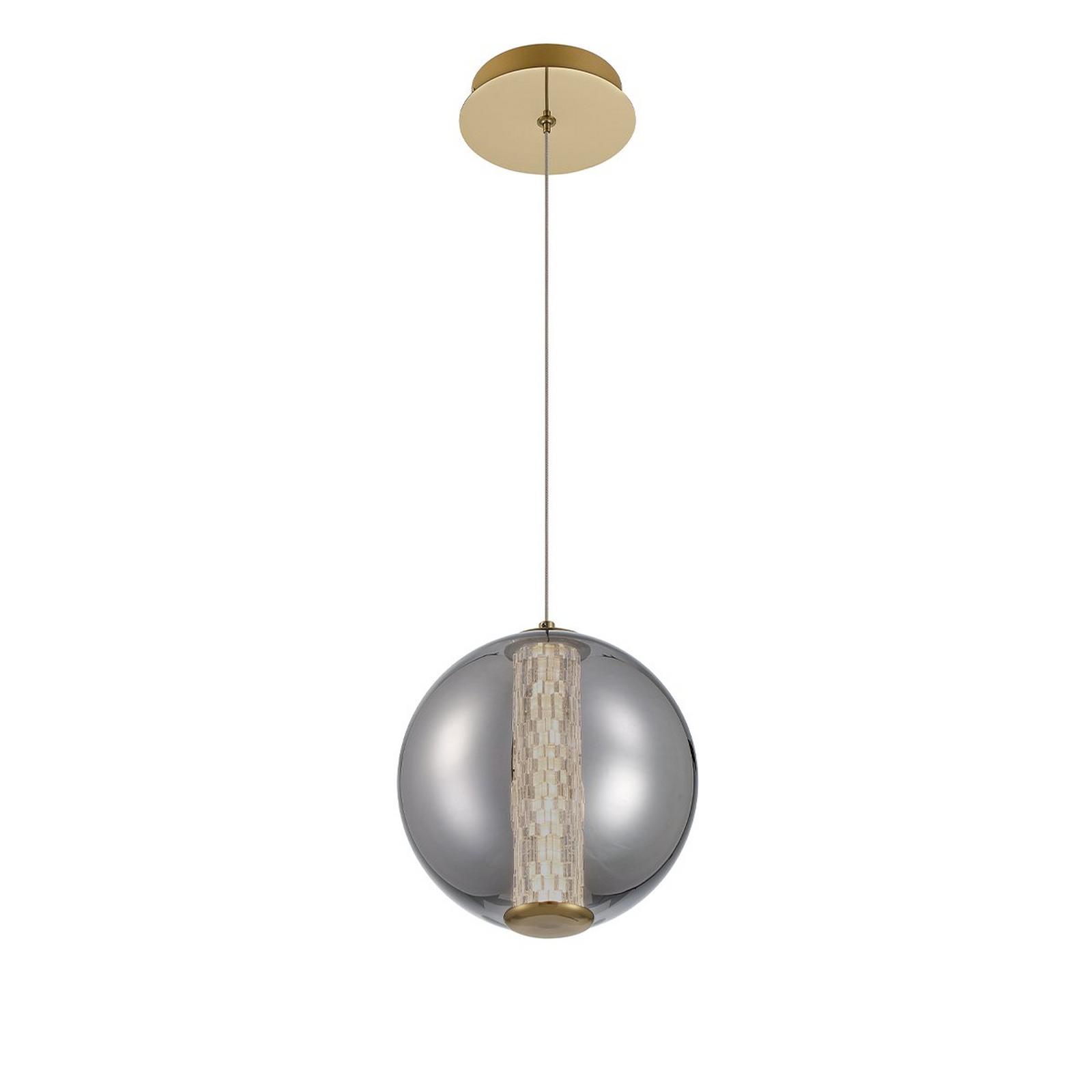 Spectrogram LED Pendant - Smoke | Shades of Light