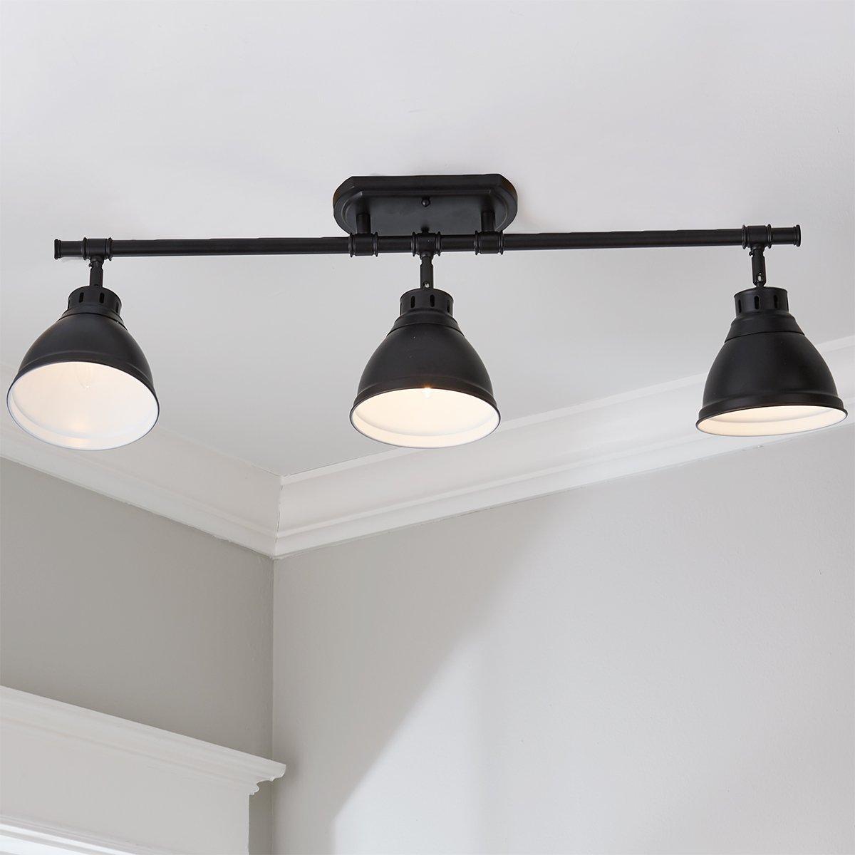 Classic Dome Shade Metal Track Light
