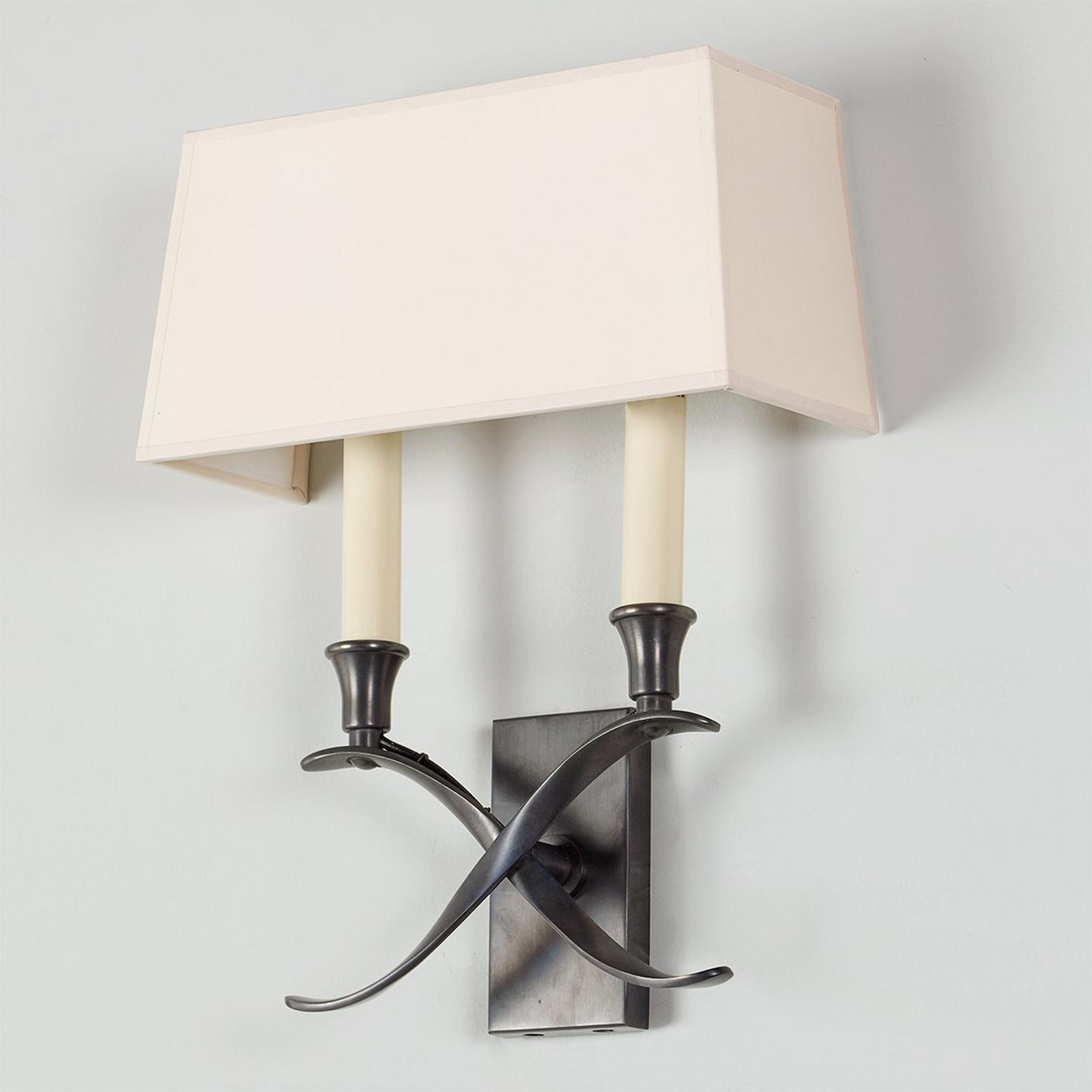 Transitional 'X' Wall Sconce with Shade - 2 Light | Shades of Light
