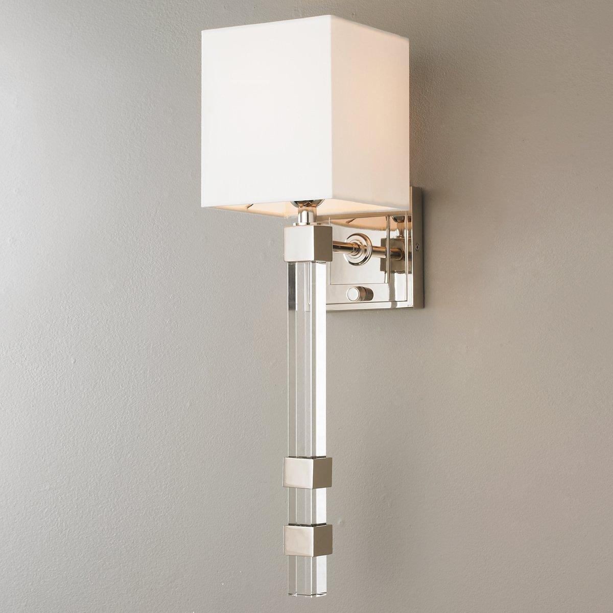 Modern Sophisticate Crystal Torch Sconce | Shades of Light