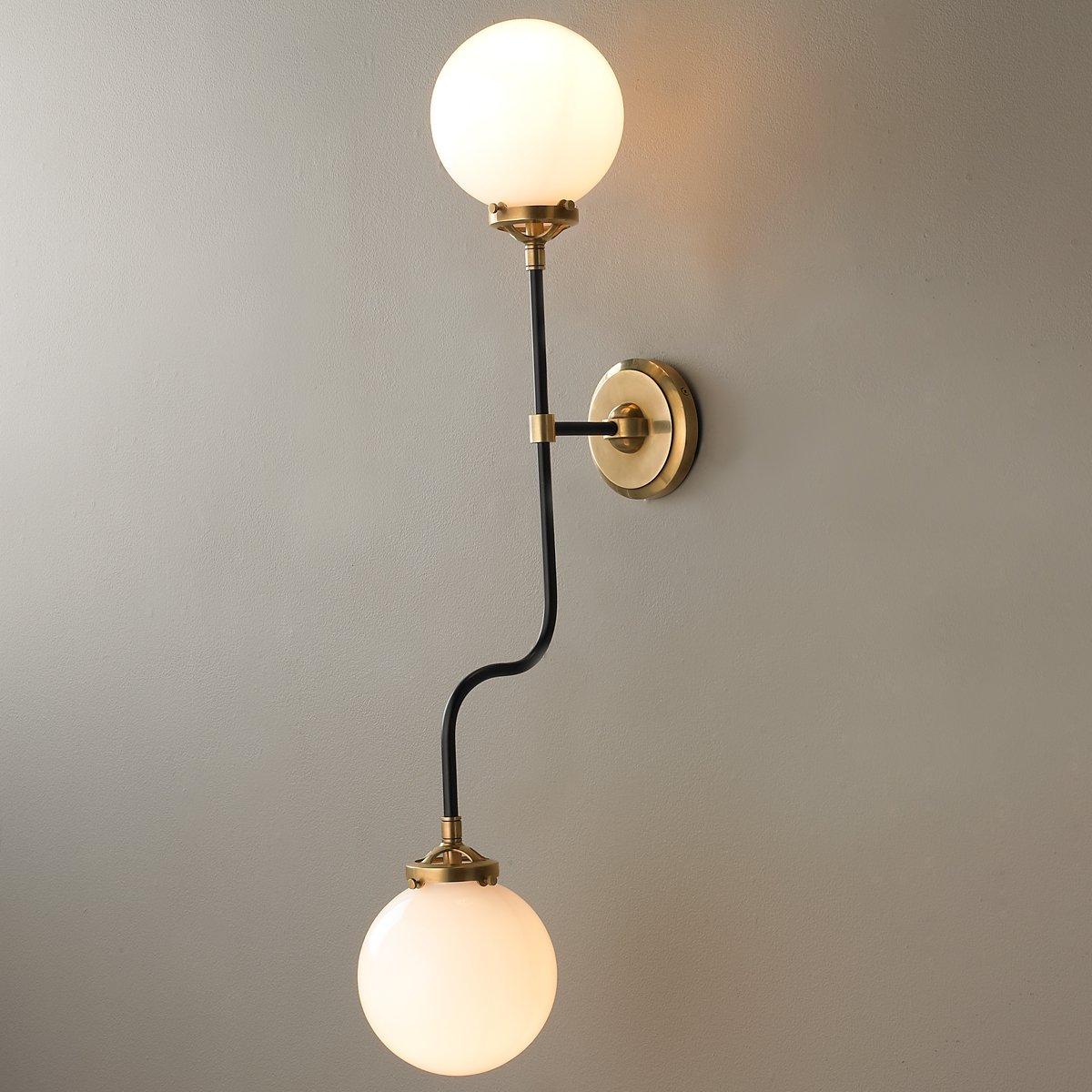 Mid-Century Parlor Double Sconce | Shades of Light