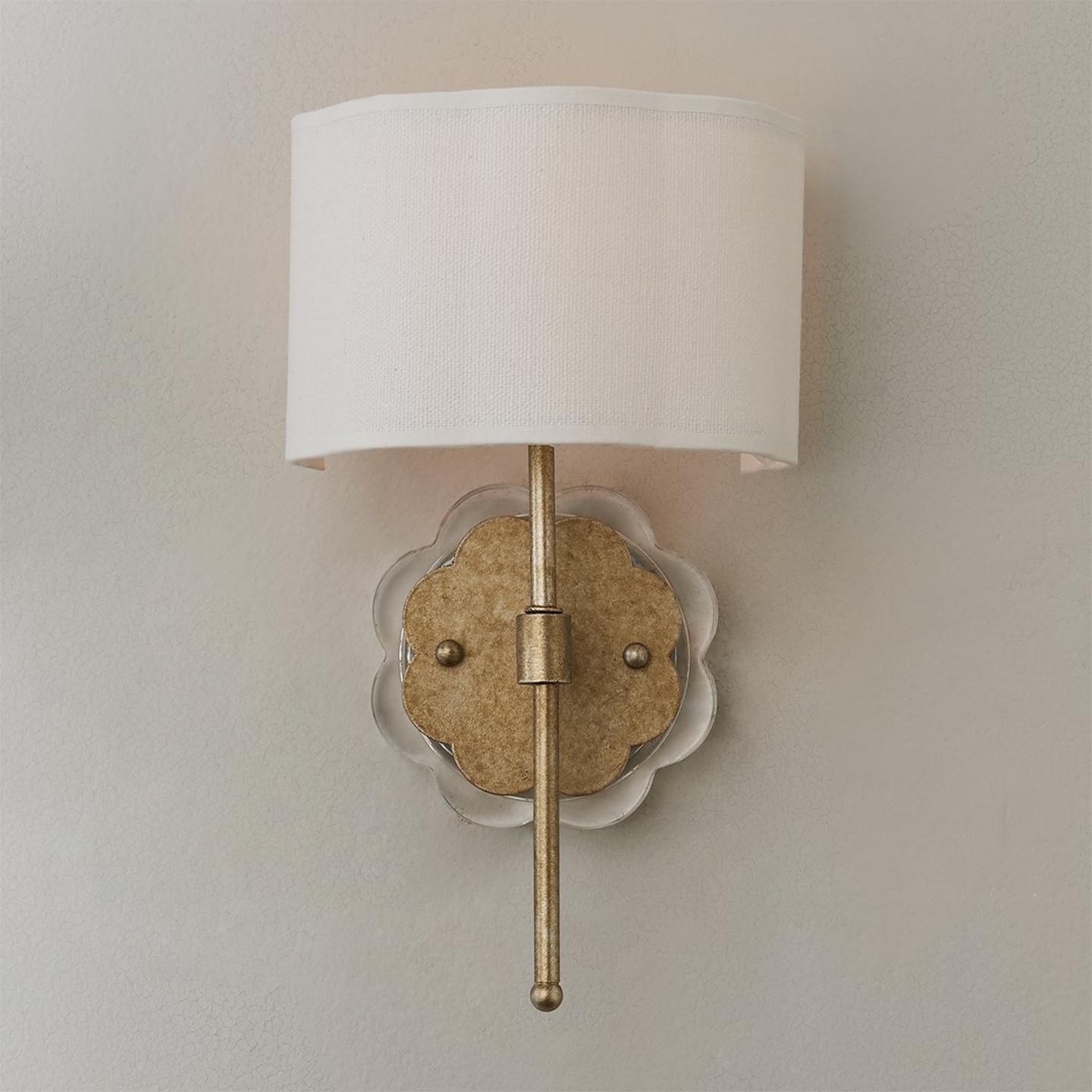 Scalloped Daisy Shade Sconce | Shades of Light