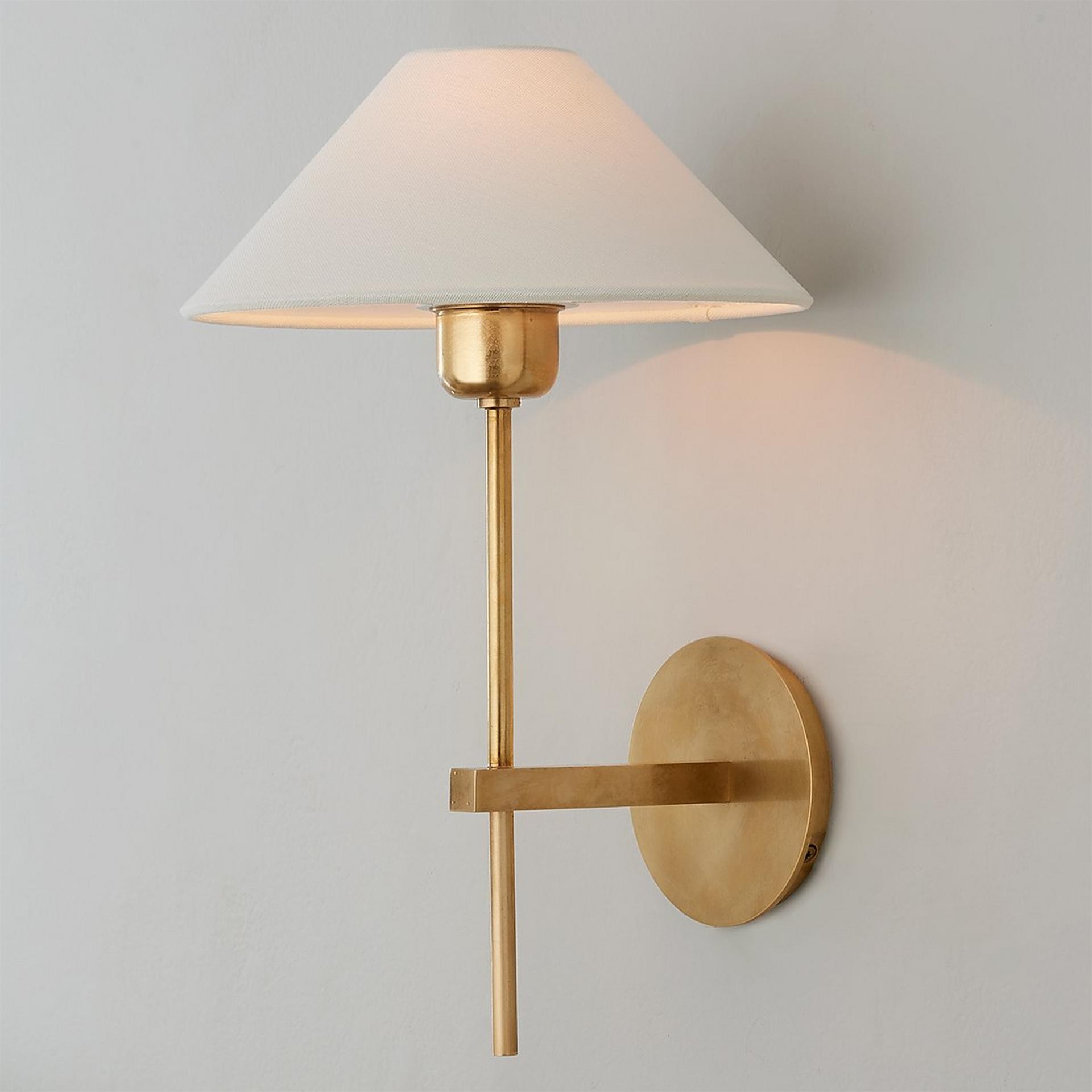 Modern Shaded Rod Sconce | Shades of Light