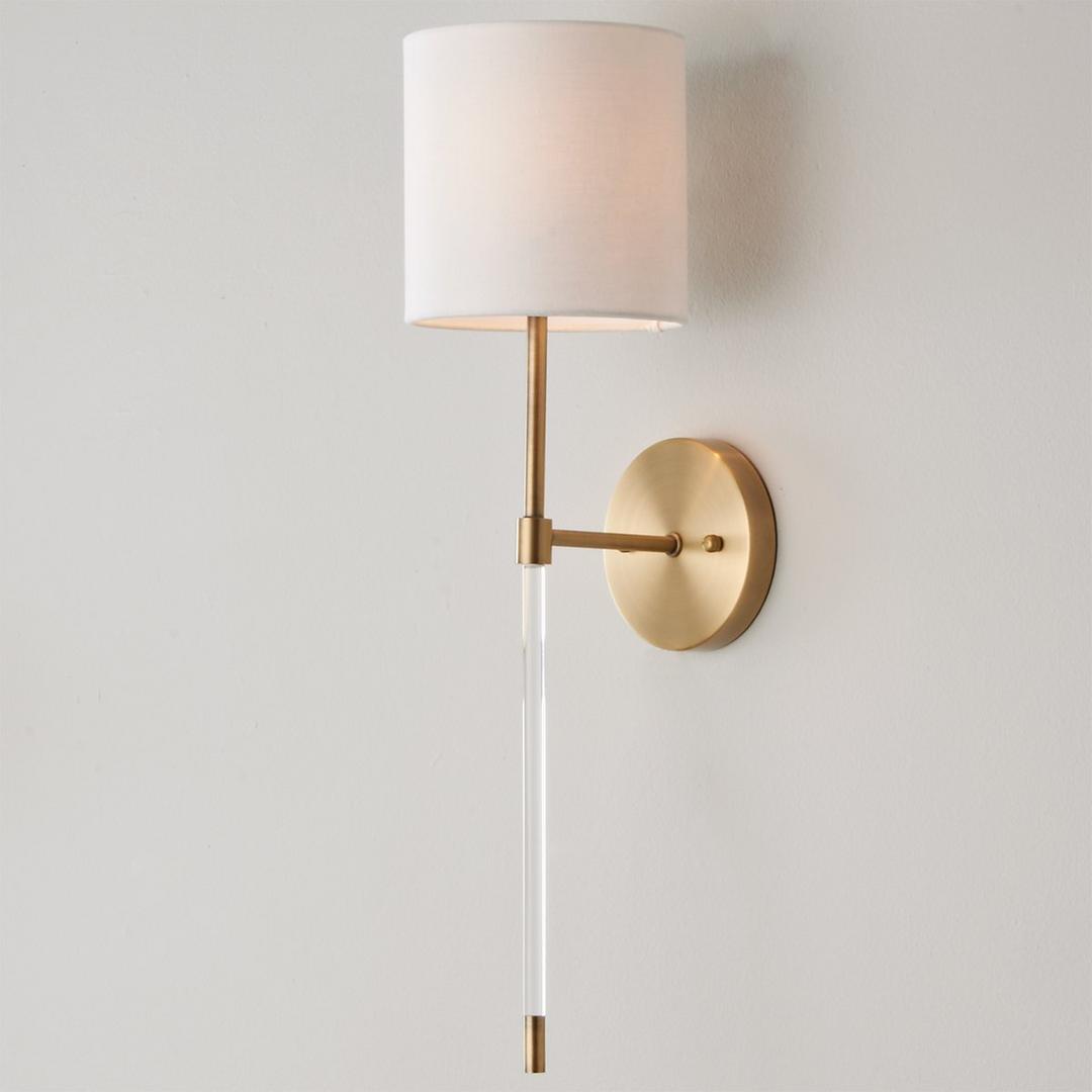 Minimalist Acrylic Rod Sconce | Shades of Light