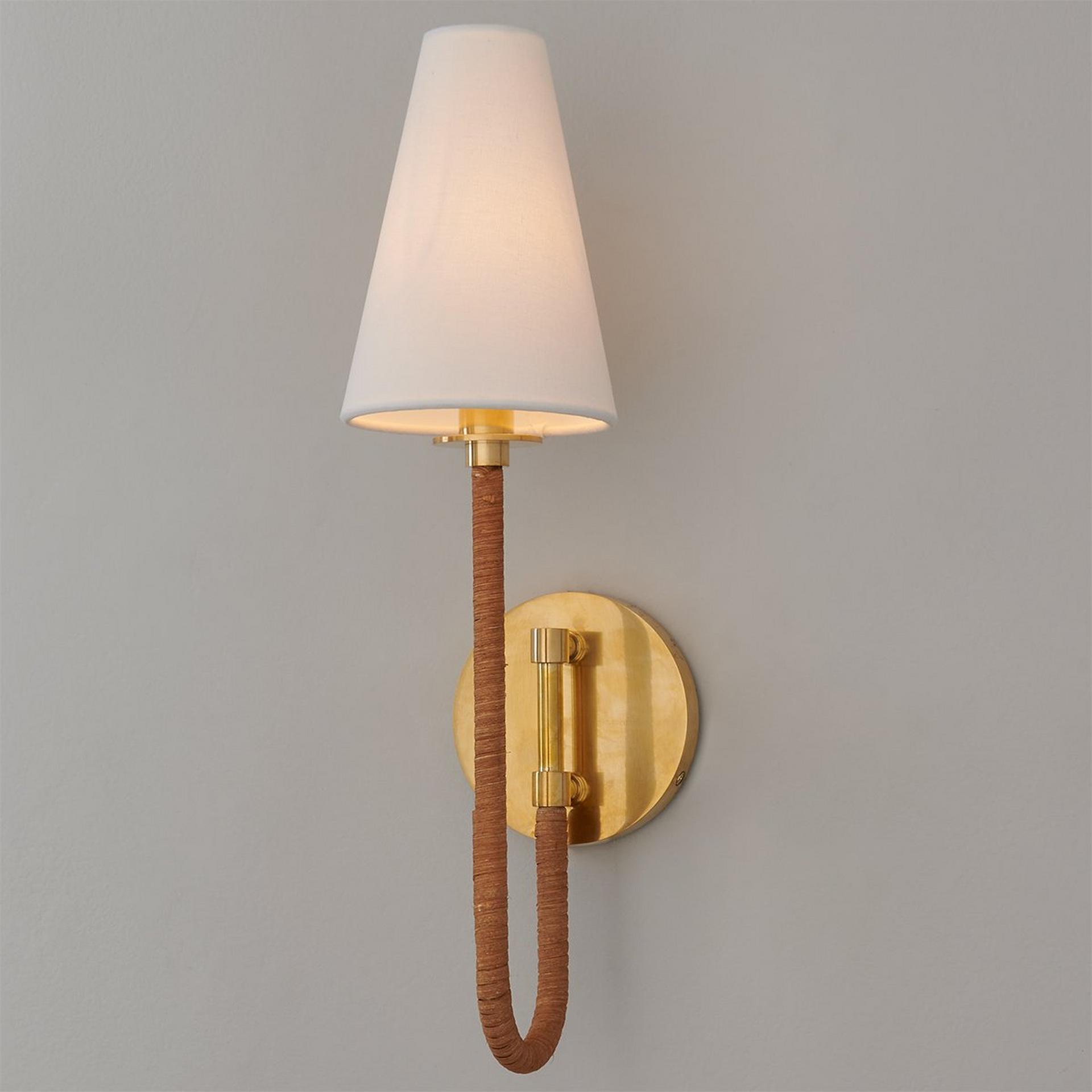 Rattan Swoop Sconce | Shades of Light