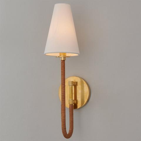 Rattan Swoop Sconce | Shades of Light