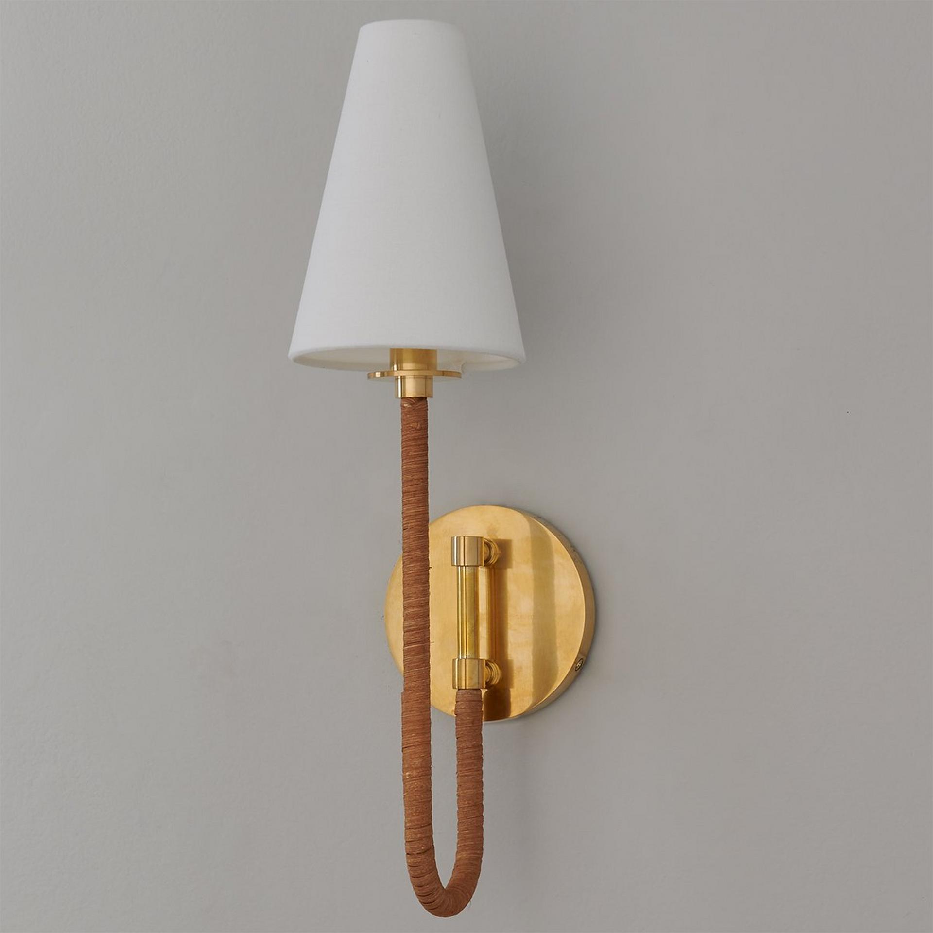Rattan Swoop Sconce | Shades of Light