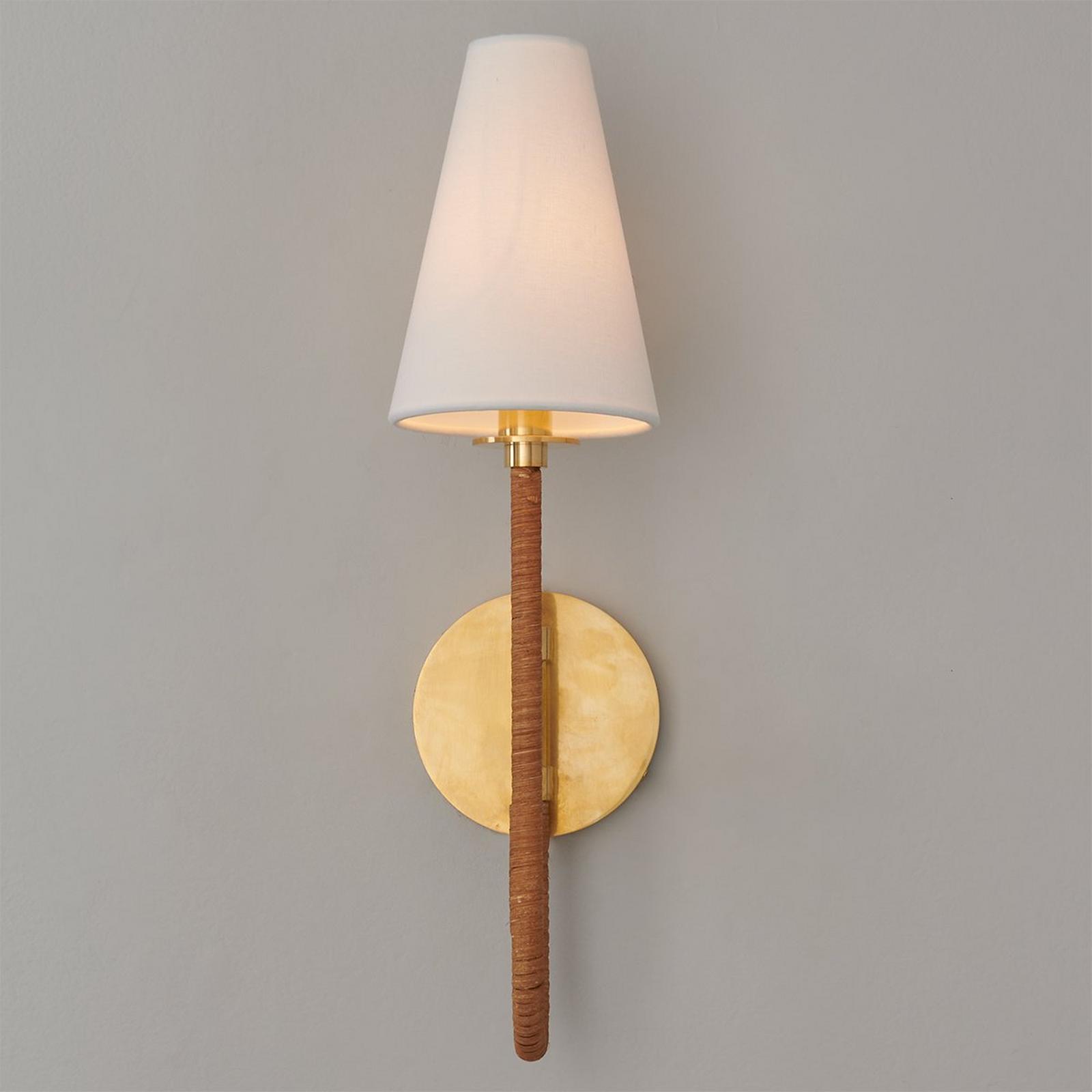 Rattan Swoop Sconce | Shades of Light
