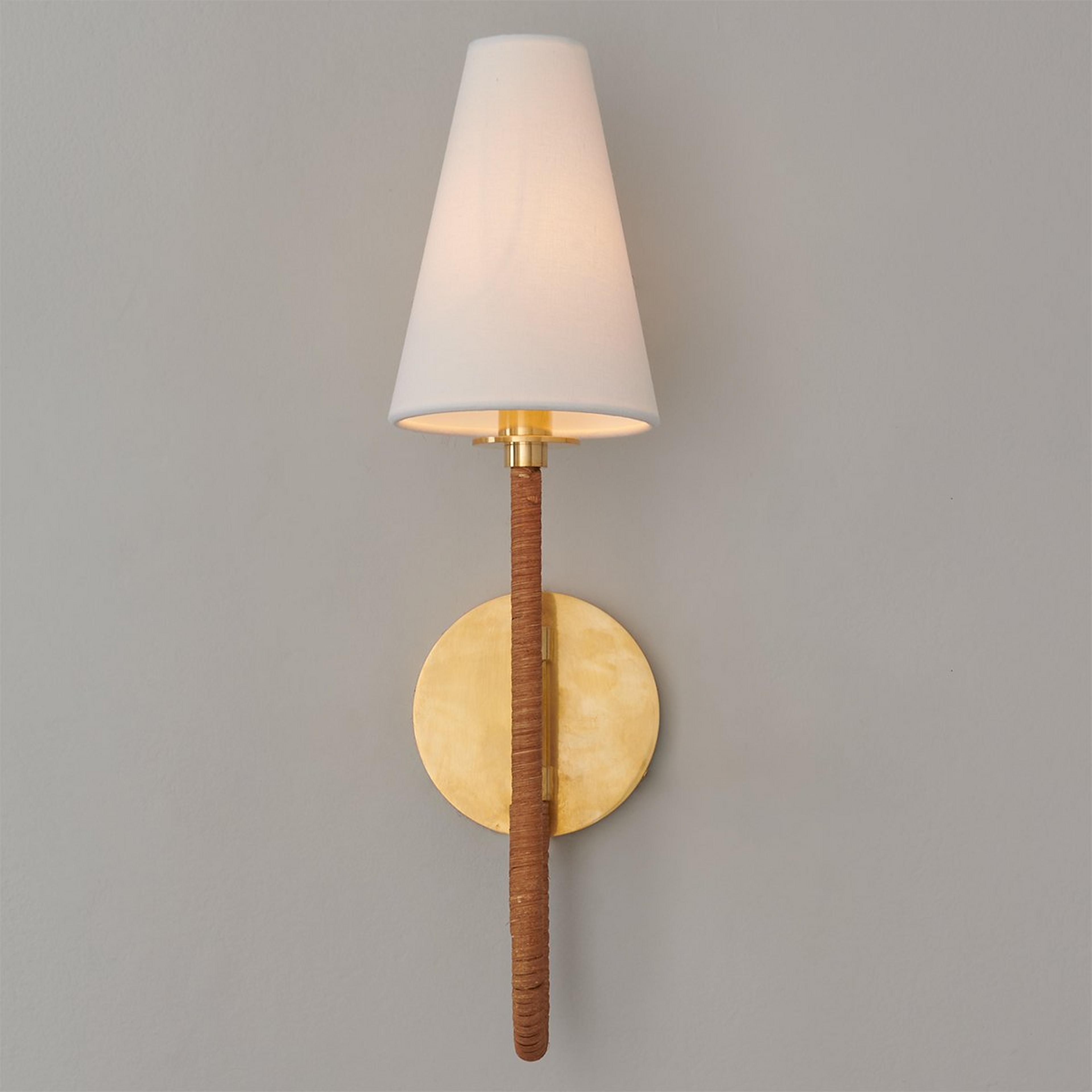 Rattan Swoop Sconce | Shades of Light