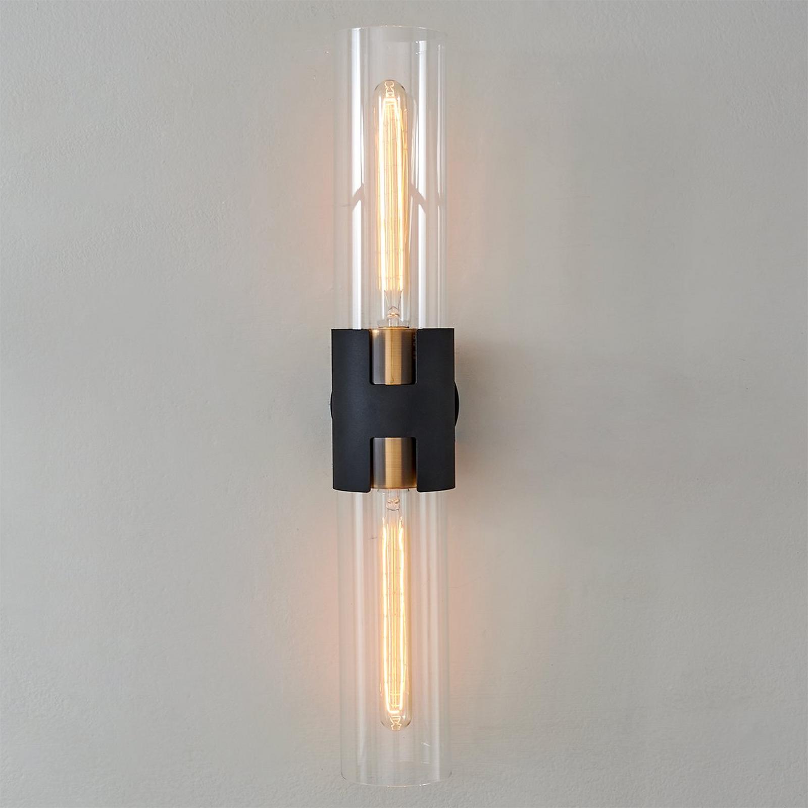 Mixed Metal Tube Sconce - Large | Shades of Light