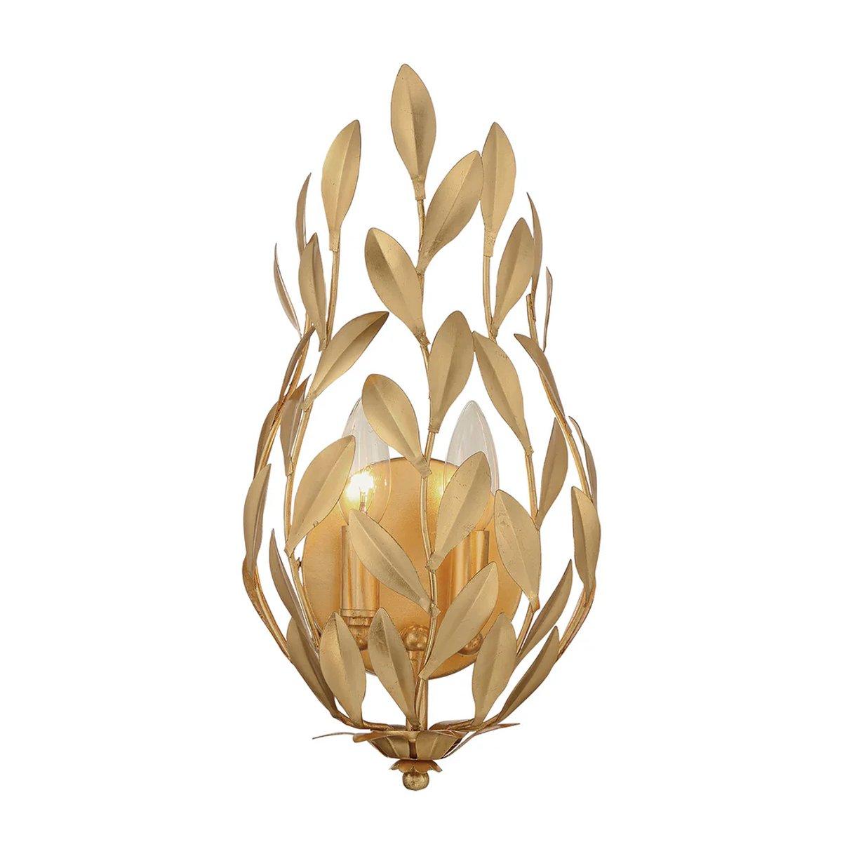 Olive Leaf Vine Sconce - 2 Light | Shades of Light