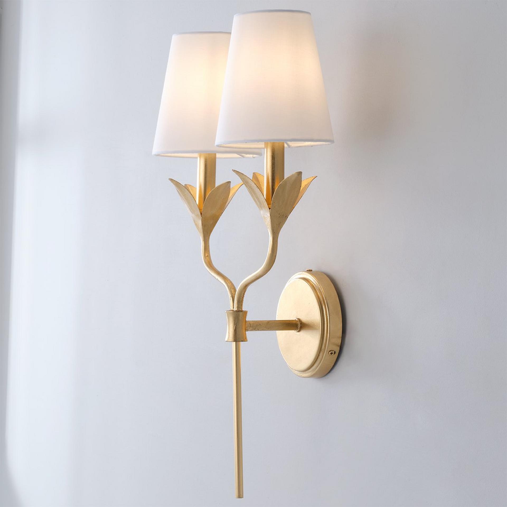 Olive Leaf Stem Sconce - 2 Light | Shades of Light