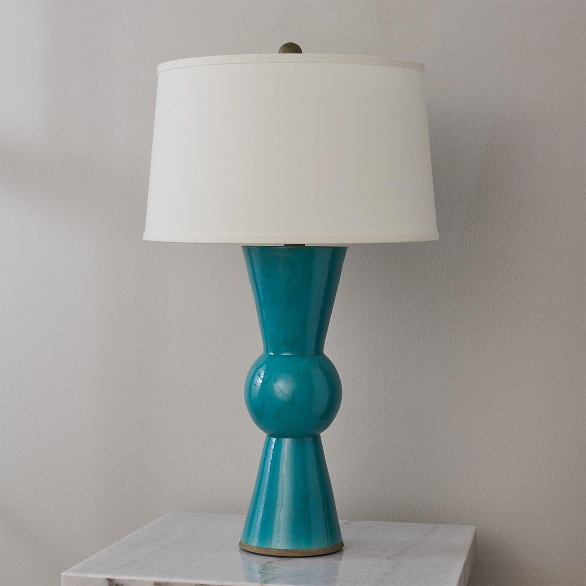 Hourglass Ceramic Table Lamp | Shades of Light