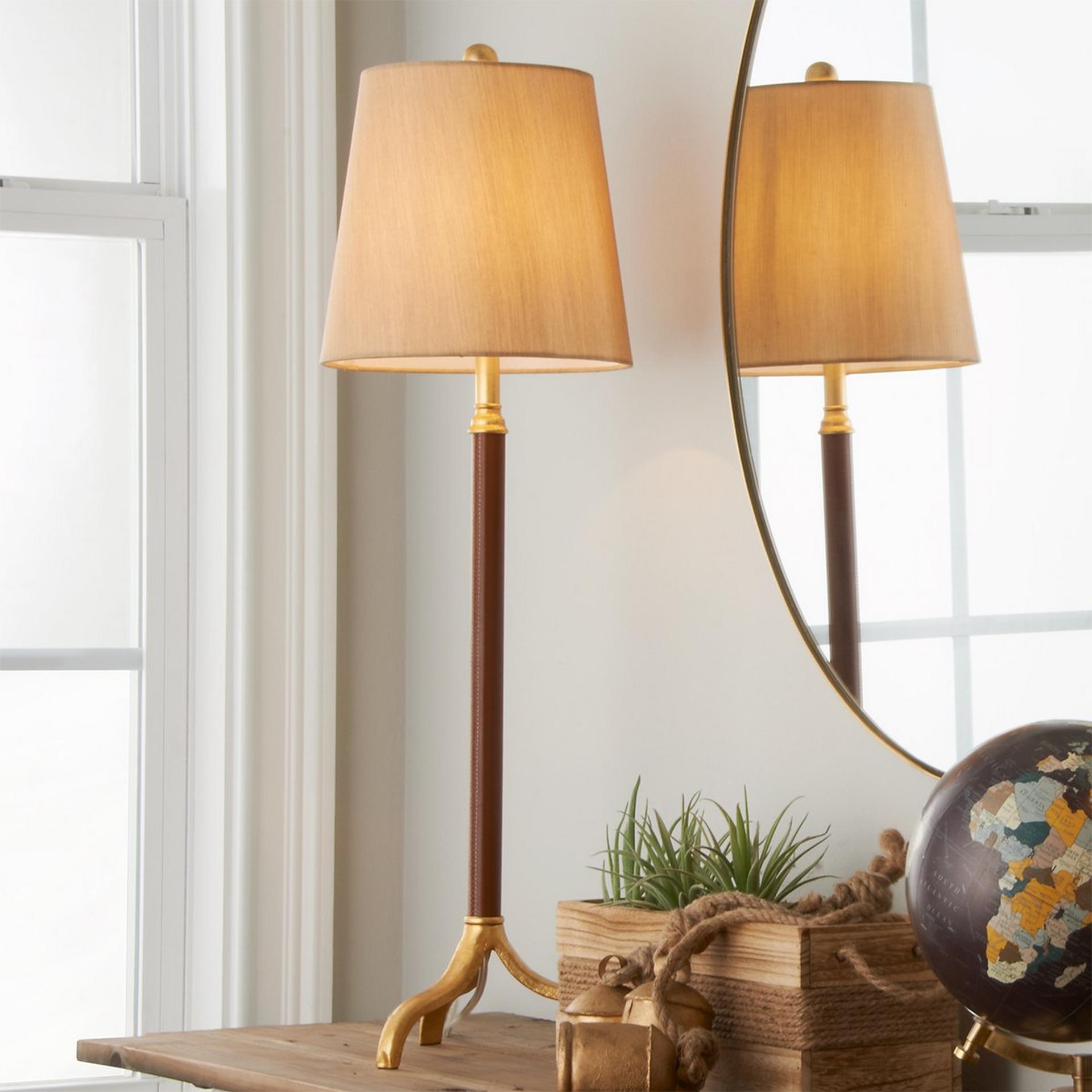 Leather Wrapped Table Lamp - Set of 2 | Shades of Light