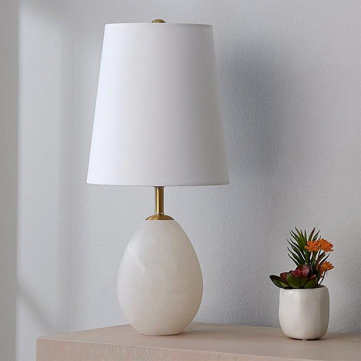 Alabaster Egg Table Lamp | Shades of Light