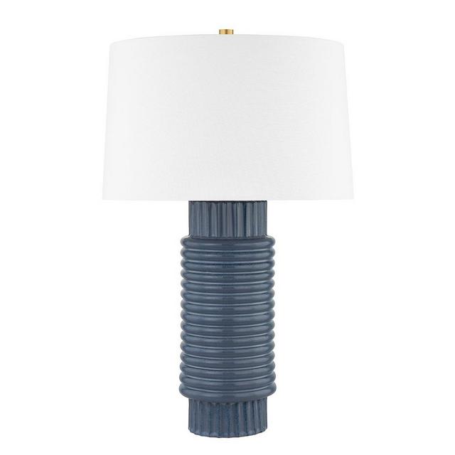 Ribbed Ceramic Table Lamp | Shades of Light