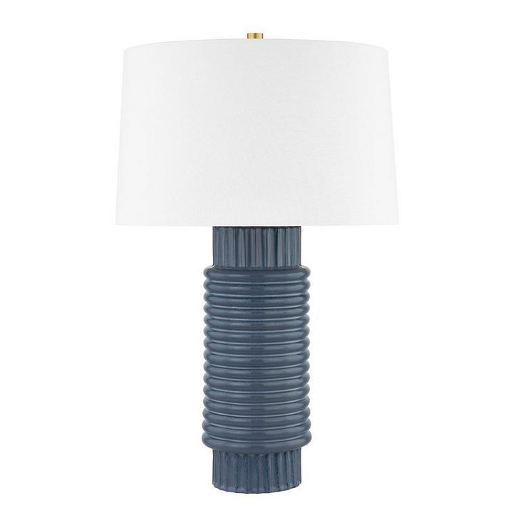 Ribbed Ceramic Table Lamp | Shades of Light