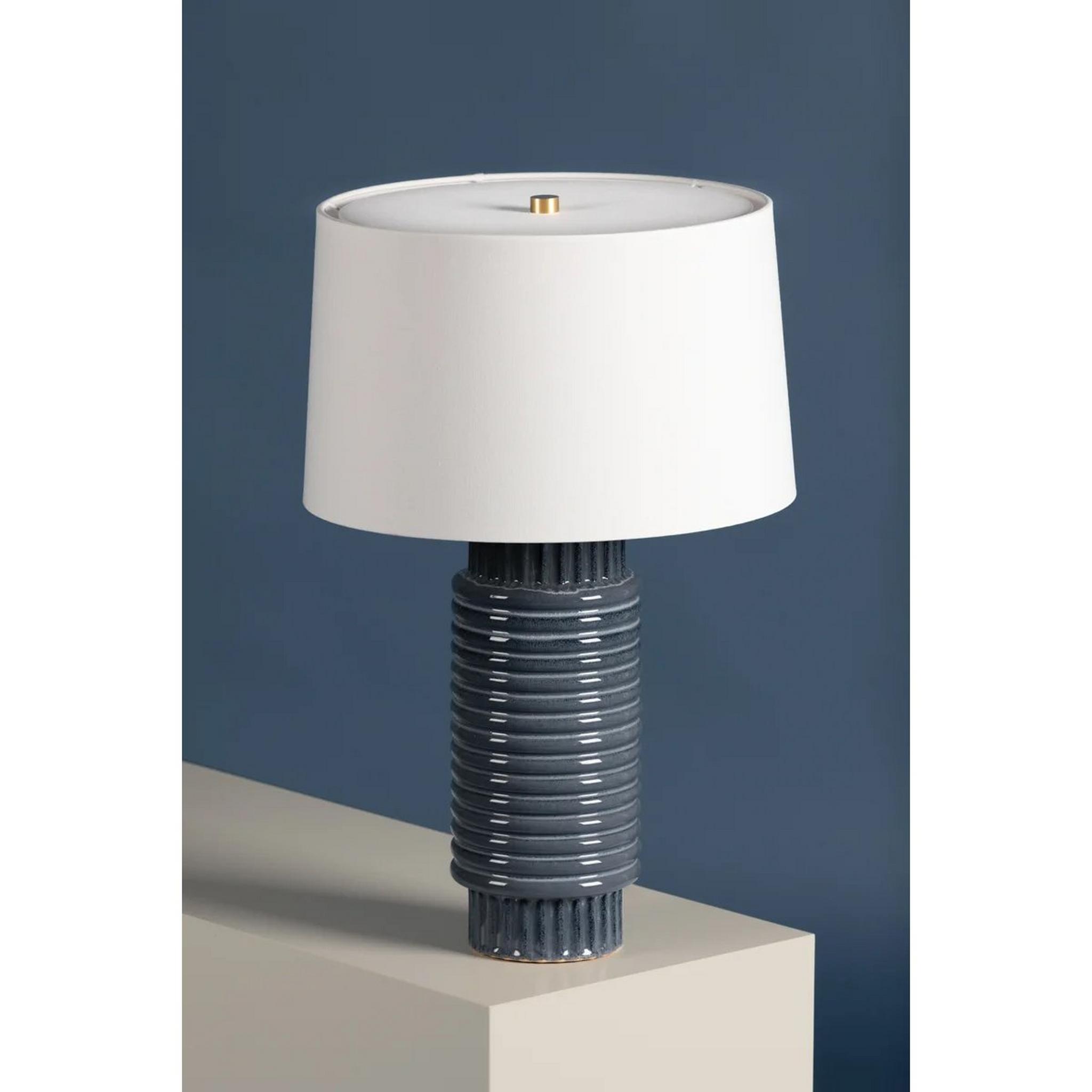 Ribbed Ceramic Table Lamp | Shades of Light