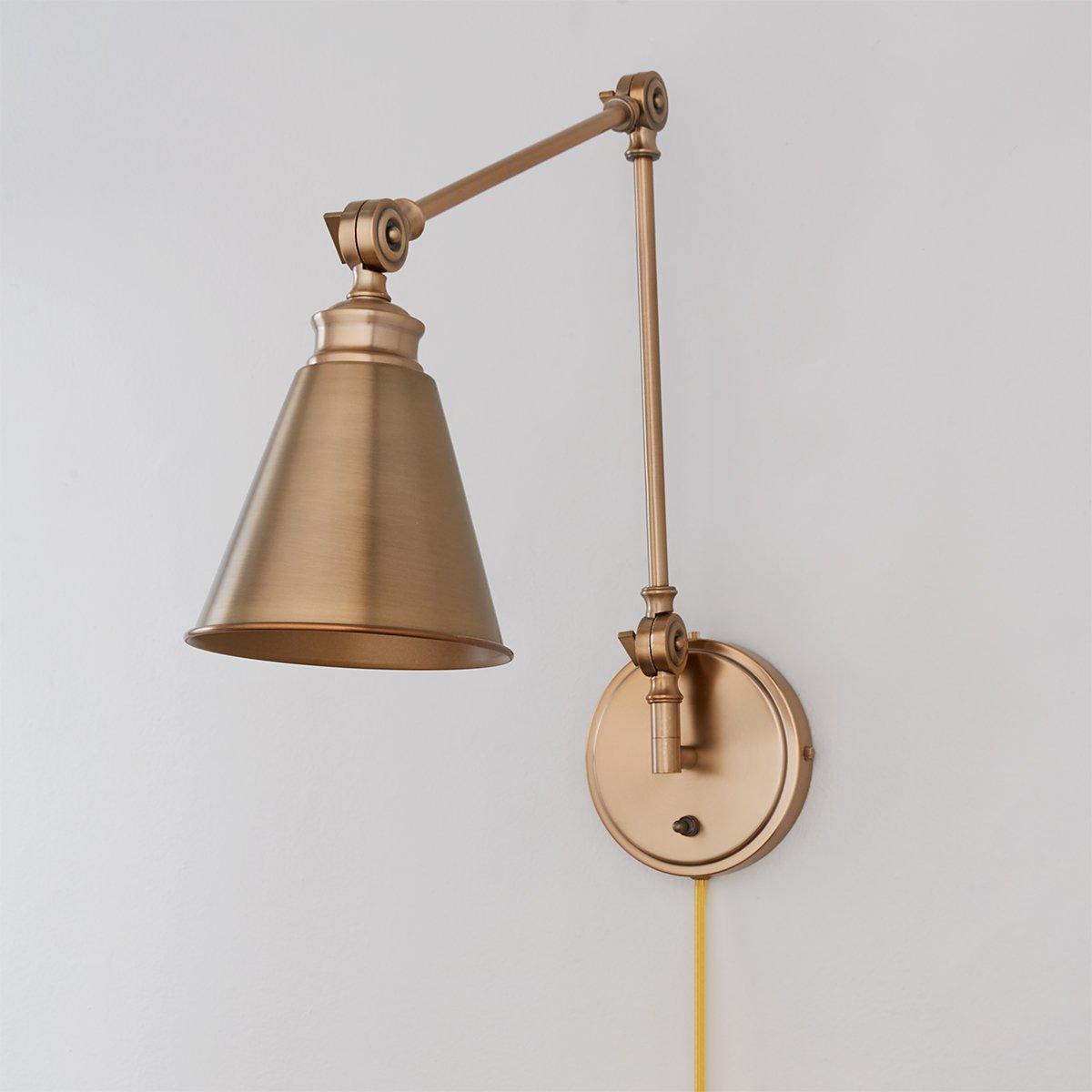 Adjustable Arm Cone Swing Arm | Shades of Light