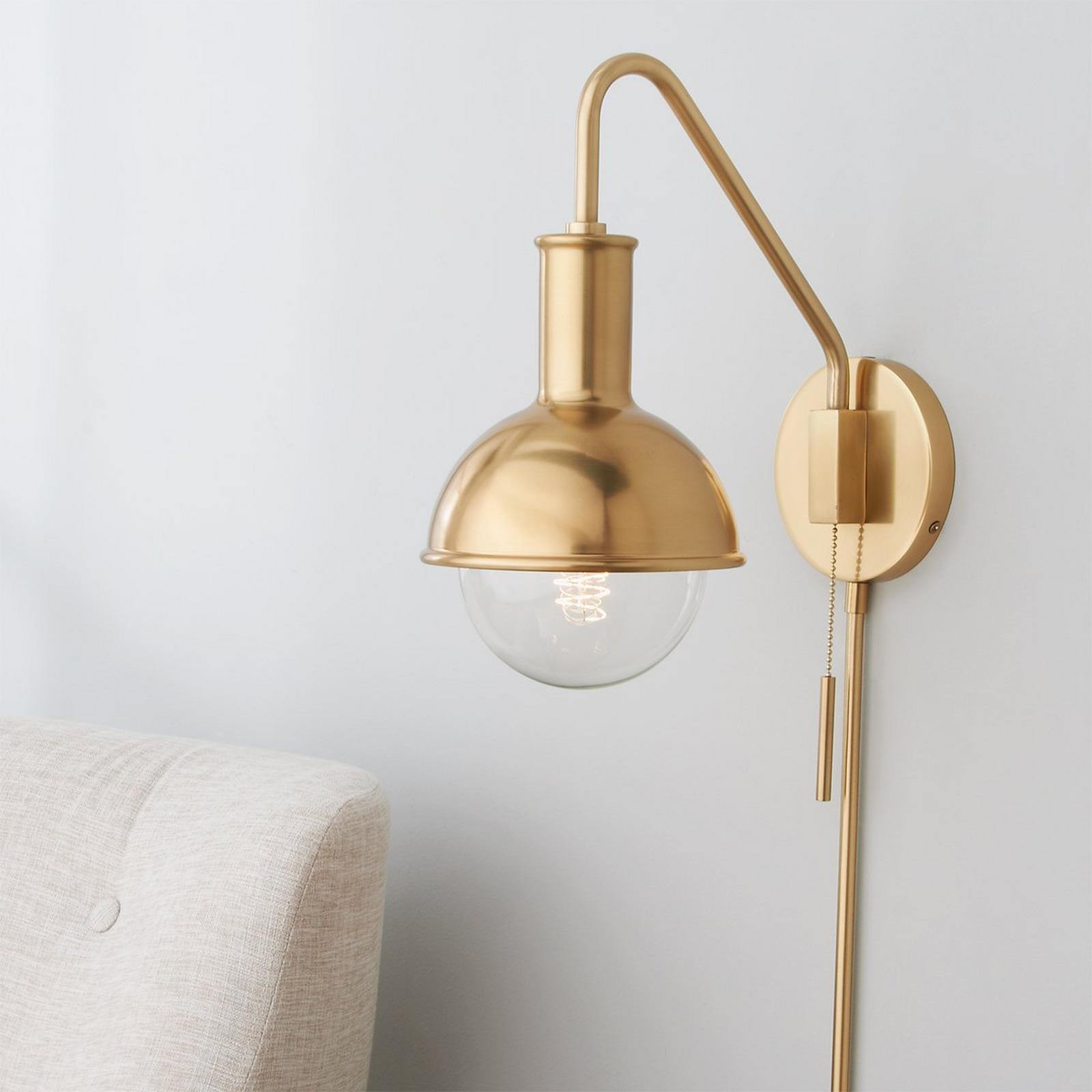 Capped Globe Swing Arm | Shades of Light