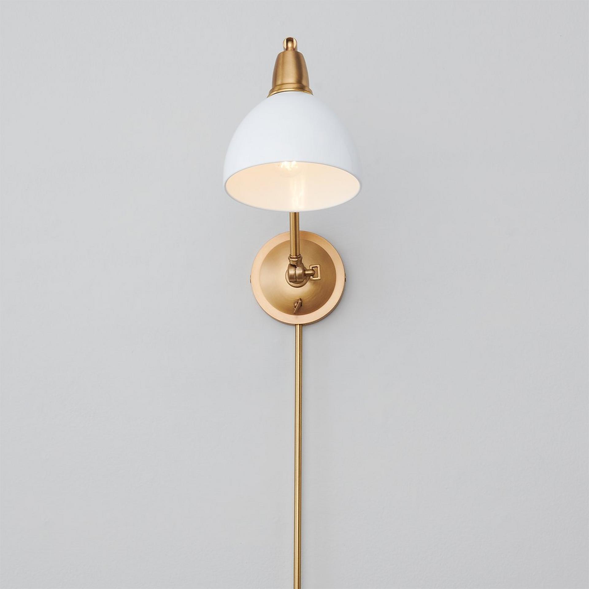 Lunar Luxe Library Swing Arm Sconce | Shades of Light