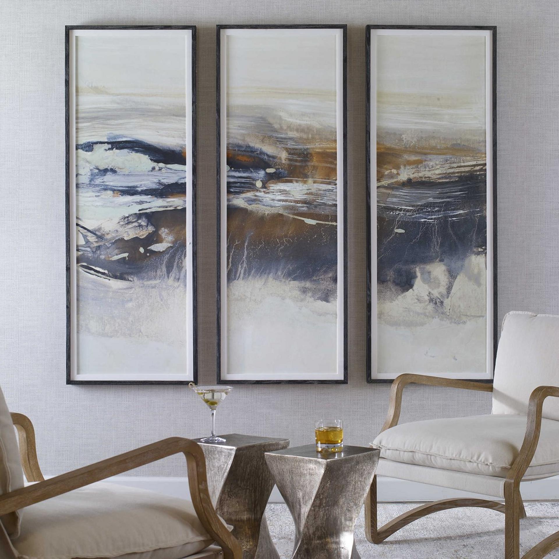Astratto Triptych Wall Art - Set of 3 | Shades of Light