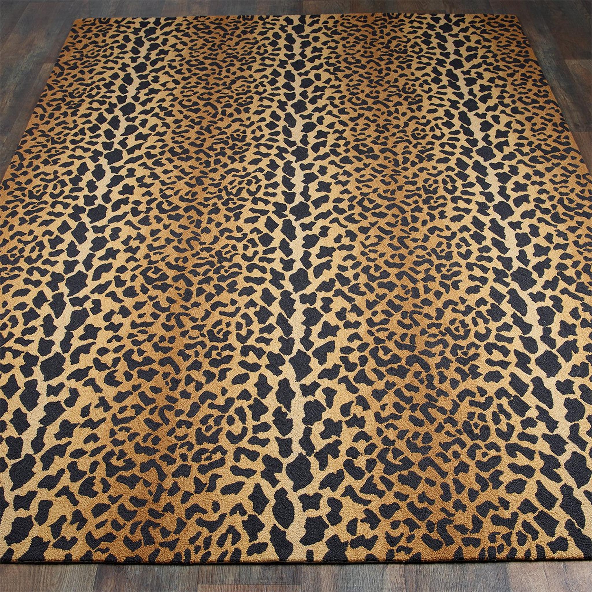 Wool Leopard Rug | Shades of Light
