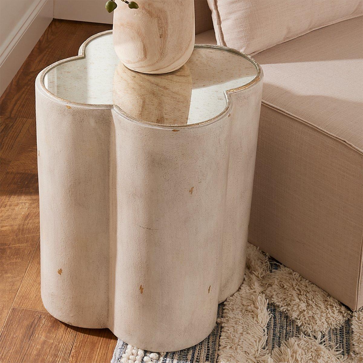 Distressed Clover Side Table | Shades of Light
