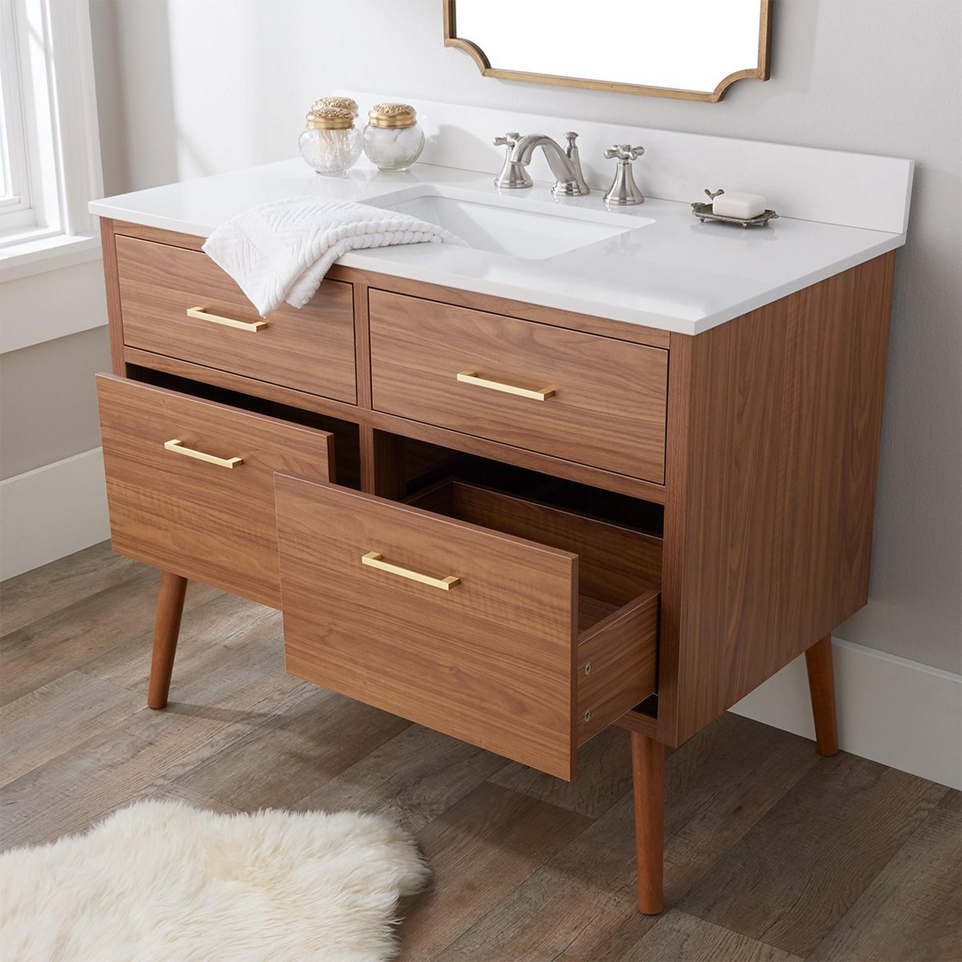 Baxter 42" Vanity - Wood | Shades of Light