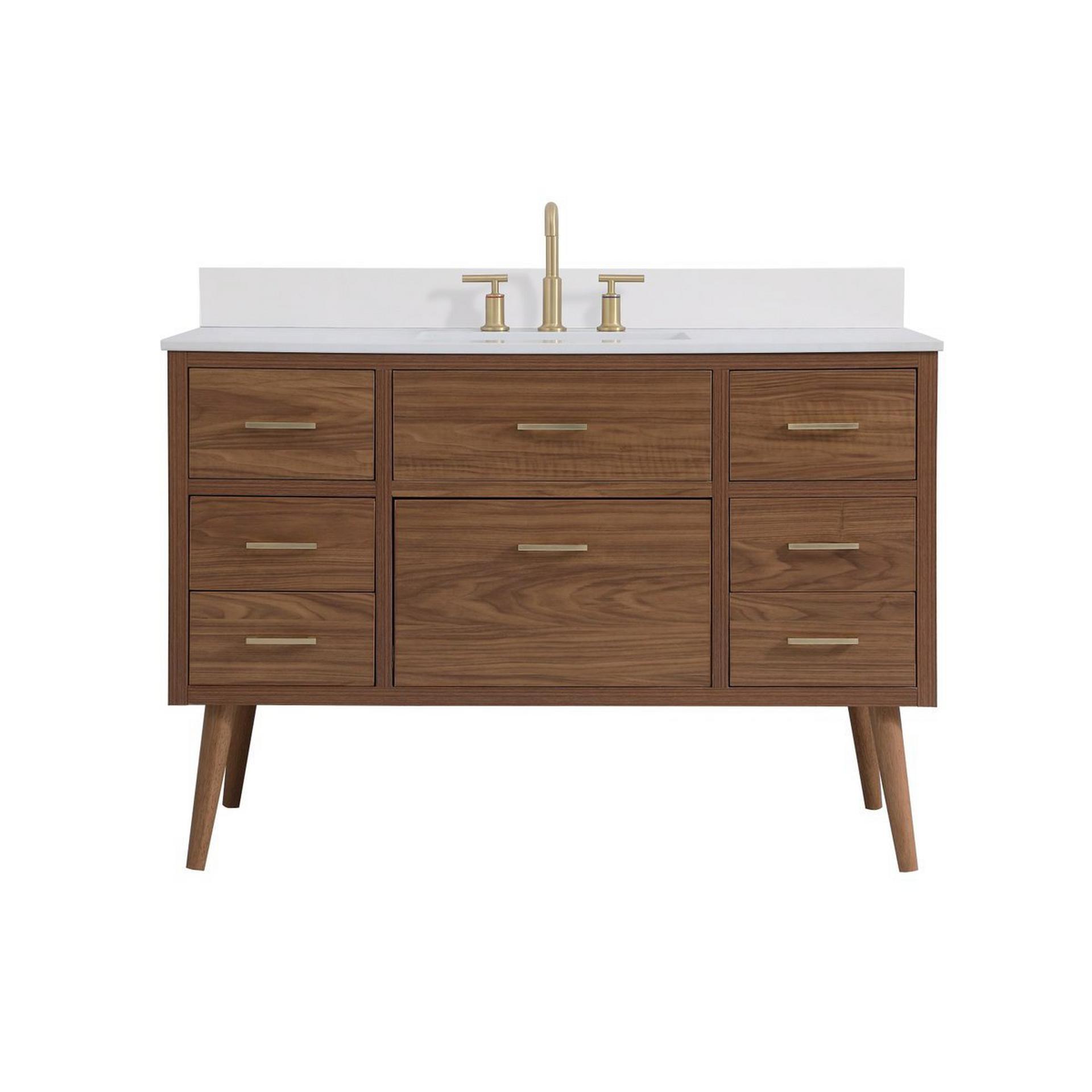 Baxter 48" Vanity - Wood | Shades of Light