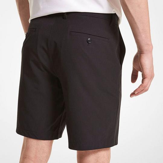 Michael Kors Men s Slim Fit Woven Golf Shorts Black Size 30