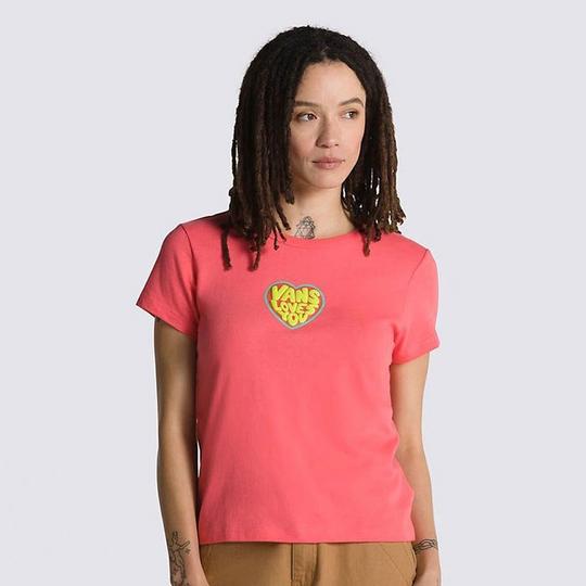 Women s Love is Kind Mini Crop T Shirt Vans Sporting Life Online
