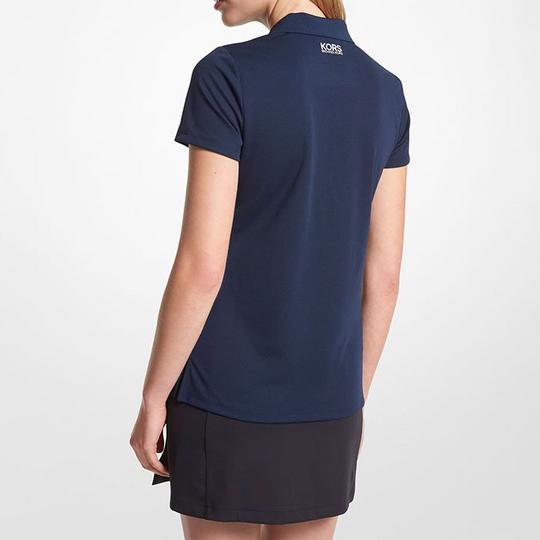 Michael Kors Women s Golf Pique Polo Top Navy Size XS