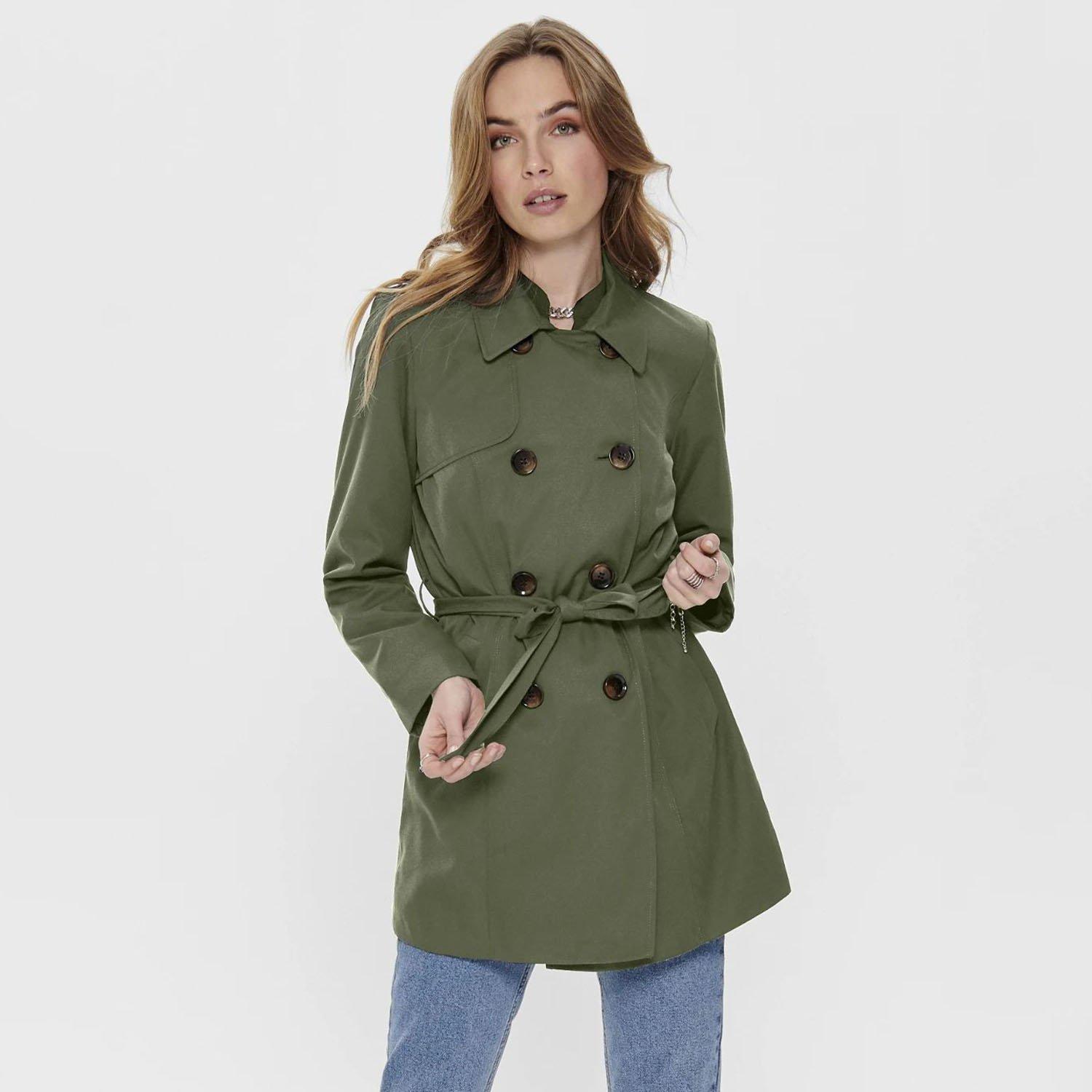 Women's Valerie Short Trench Coat | Only | Sporting Life Online