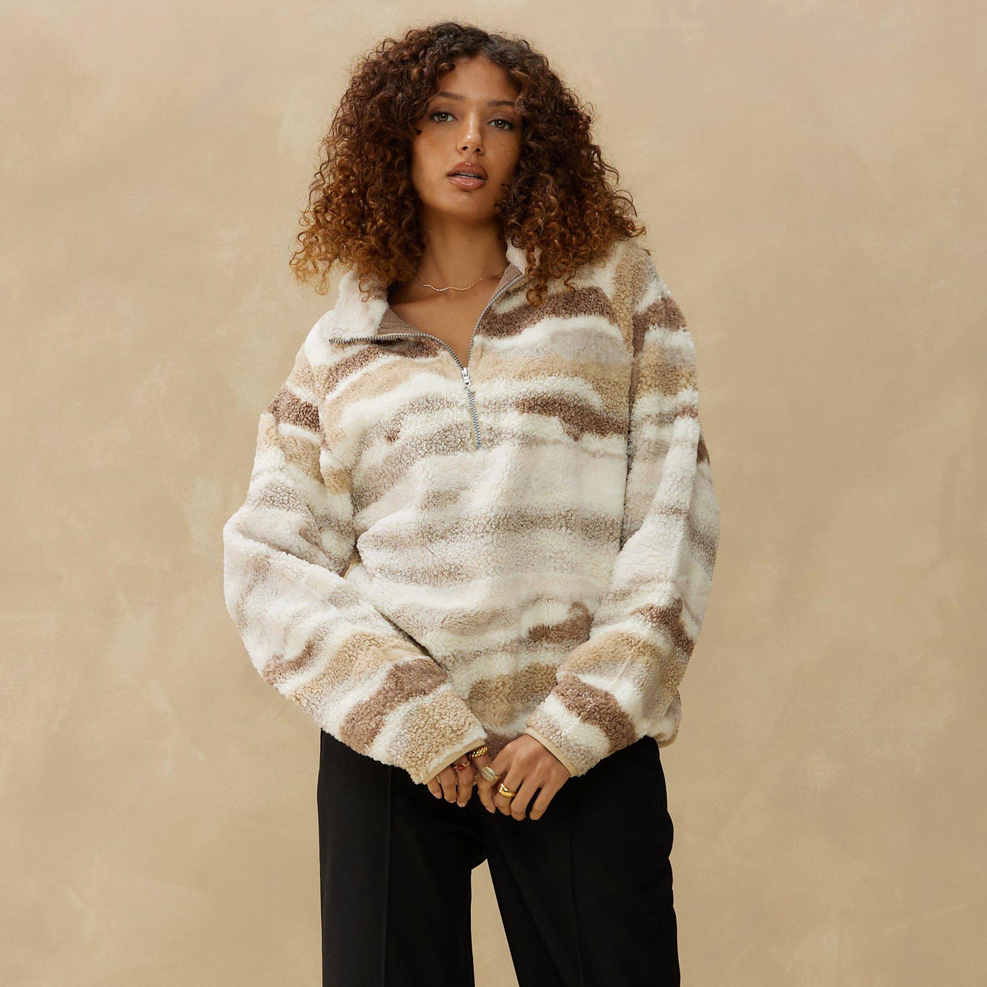 Women's Landscape Printed Fleece Top | Kuwalla | Sporting Life Online