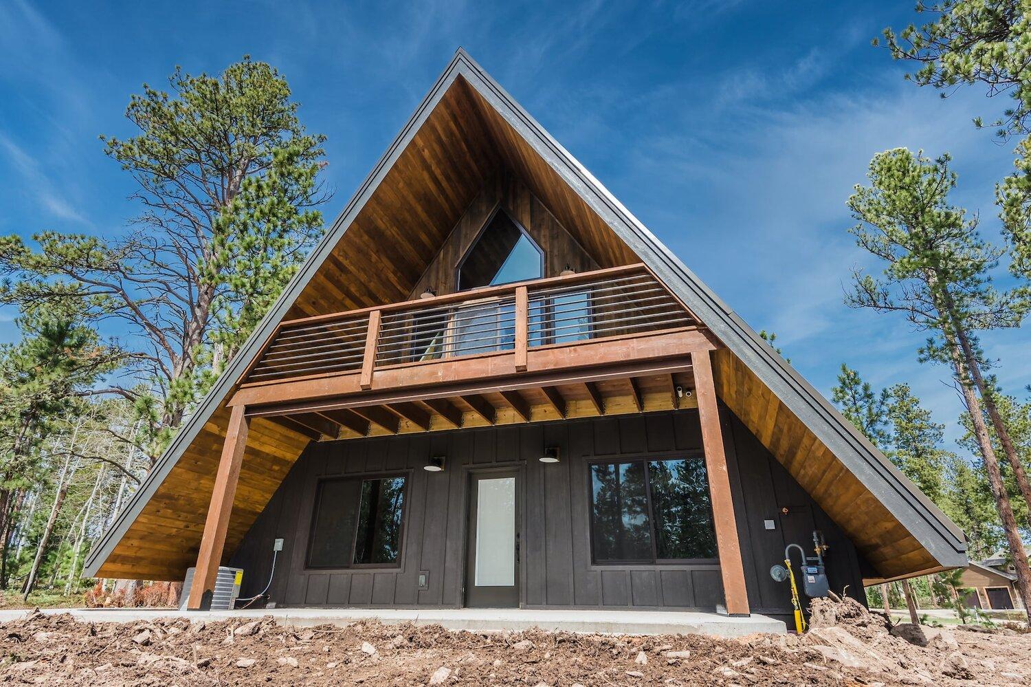 Custom A-Frame Home in the Pines by Diversified Construction | Builders ...