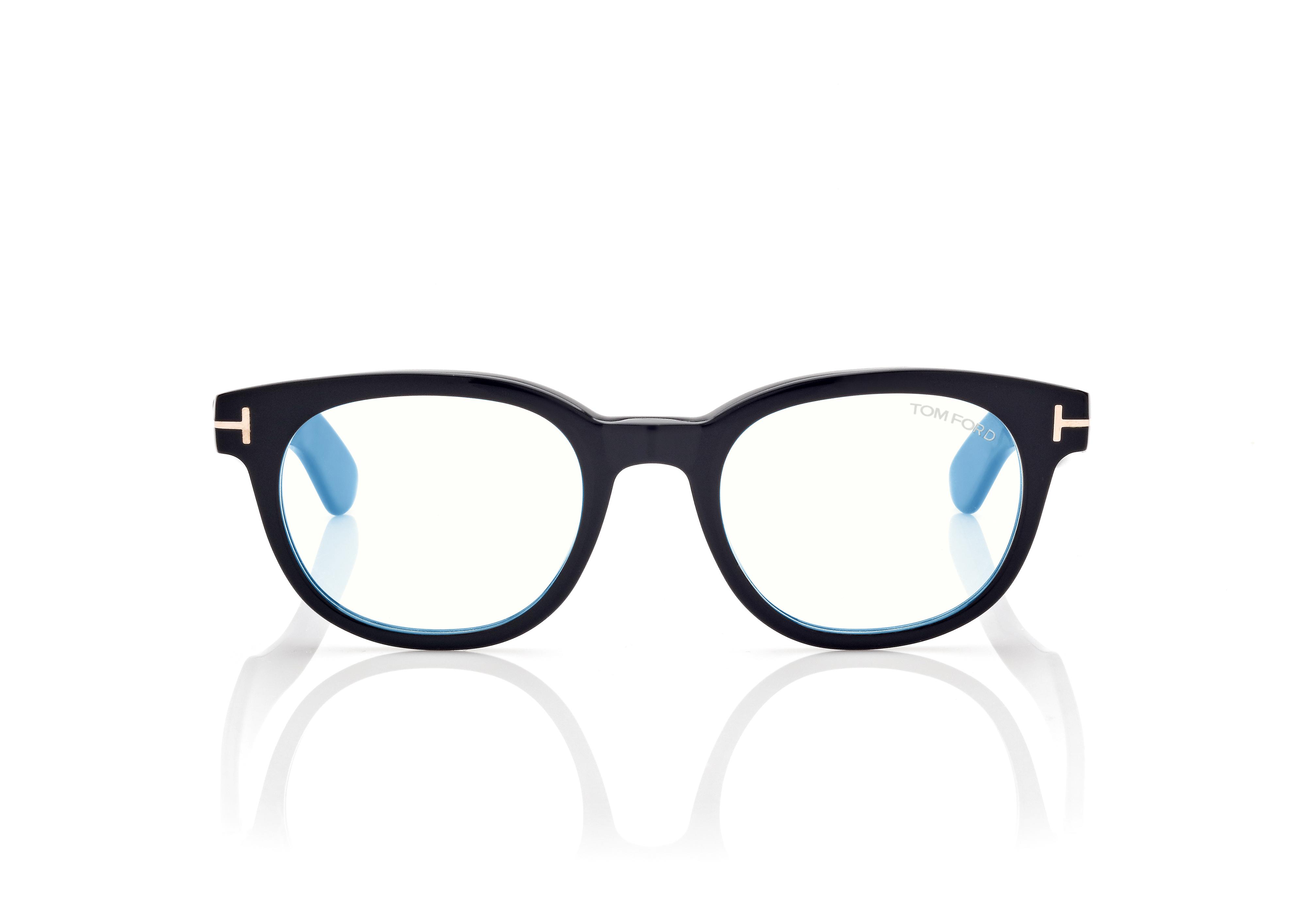 BLUE BLOCK ROUND OPTICALS | TOM FORD Fashion