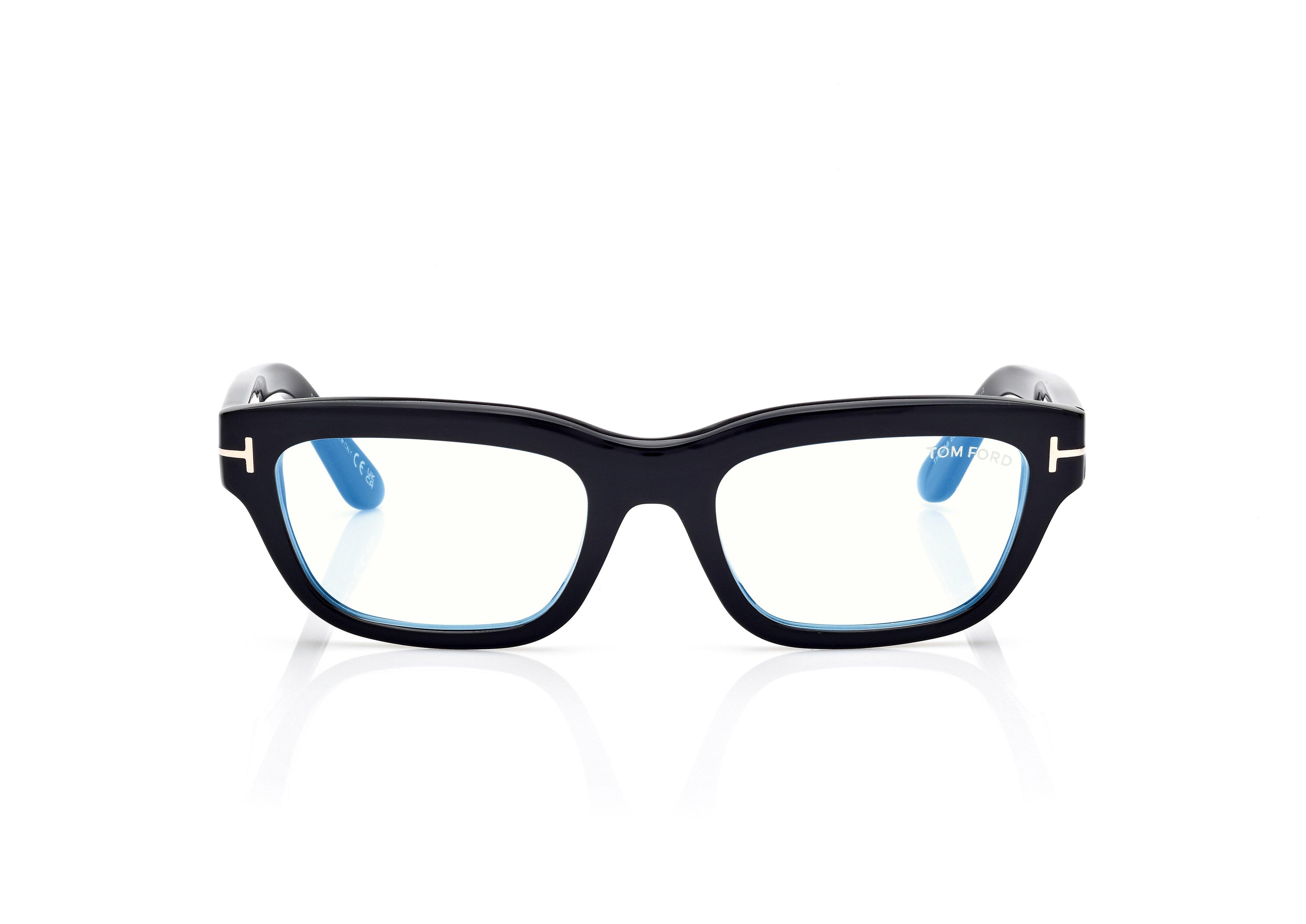 BLUE BLOCK RECTANGULAR OPTICALS | Tom Ford Fashion