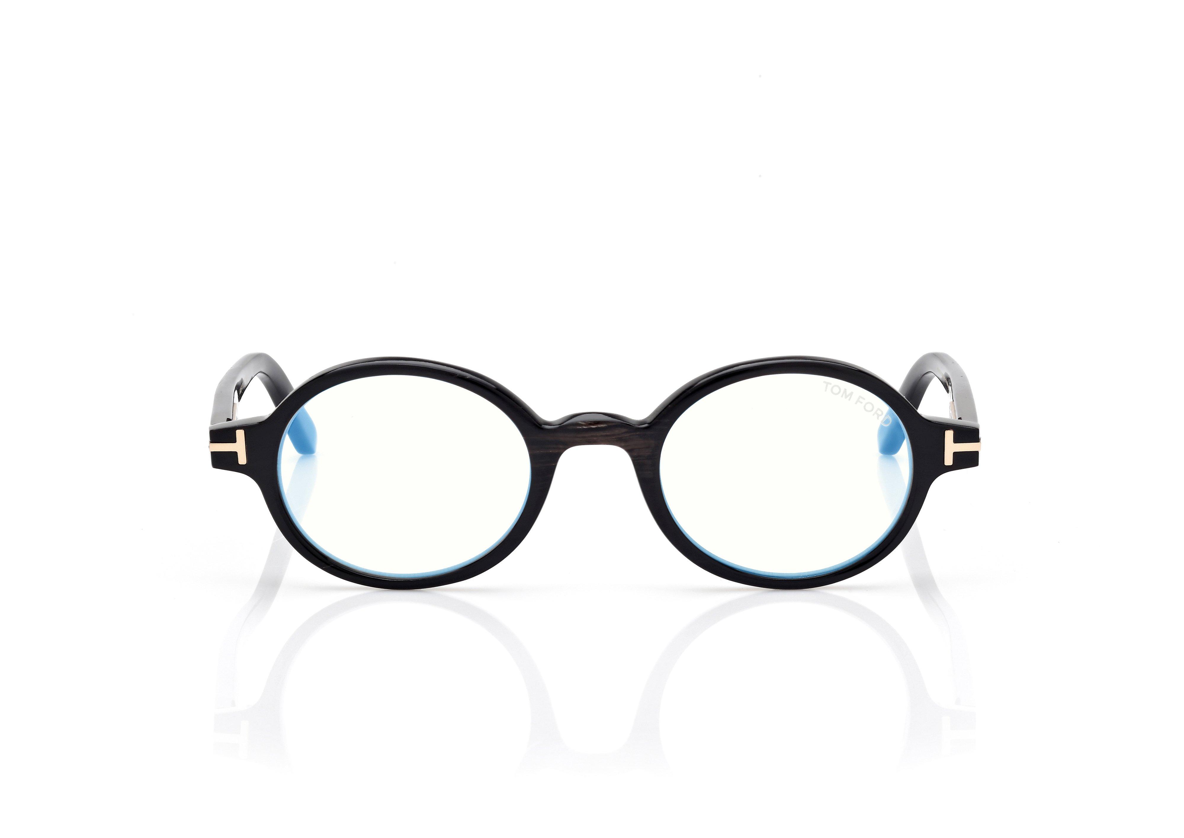 ROUND HORN BLUE BLOCK OPTICALS | TOM FORD Fashion
