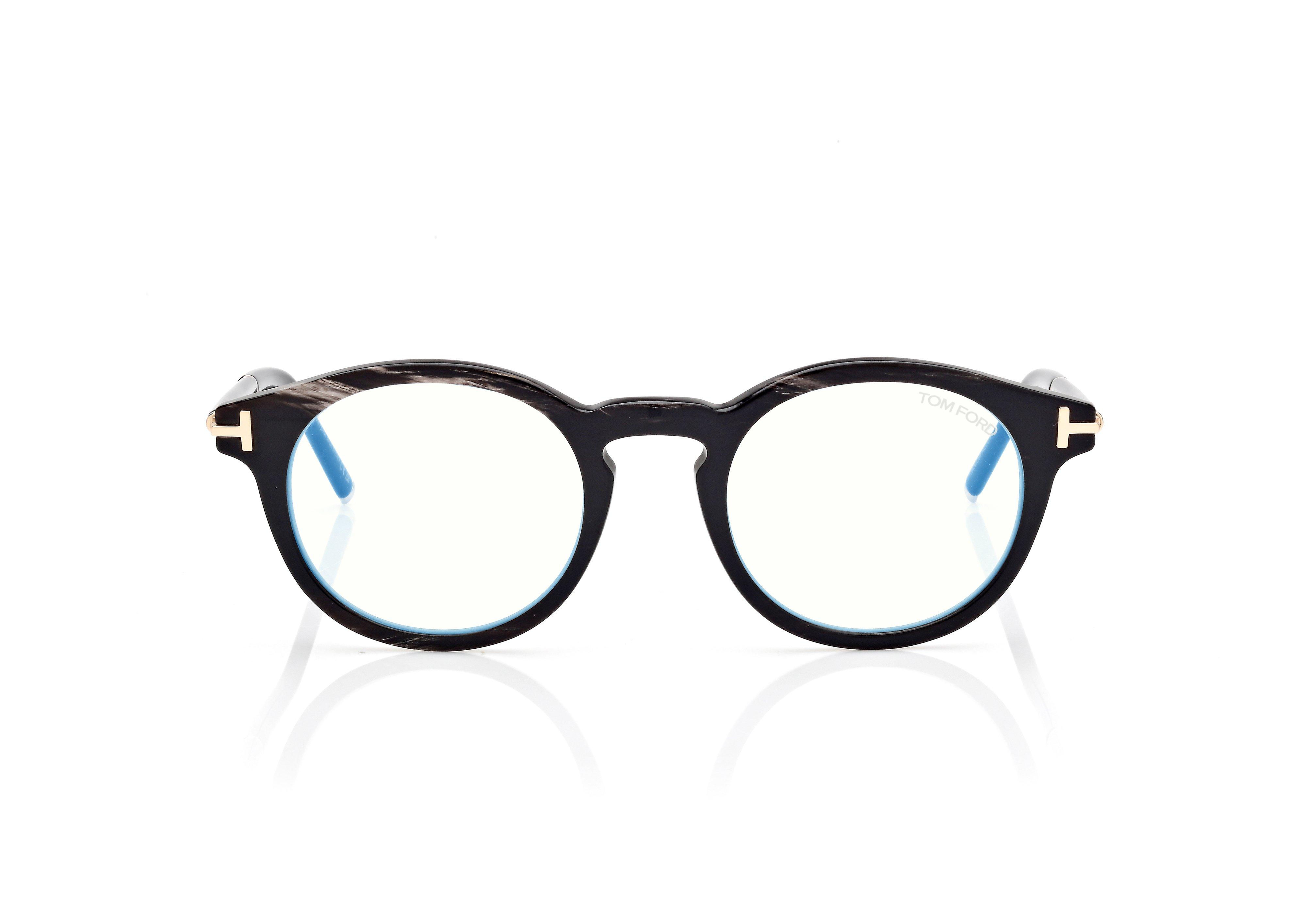 ROUND HORN BLUE BLOCK OPTICALS | TOM FORD Fashion