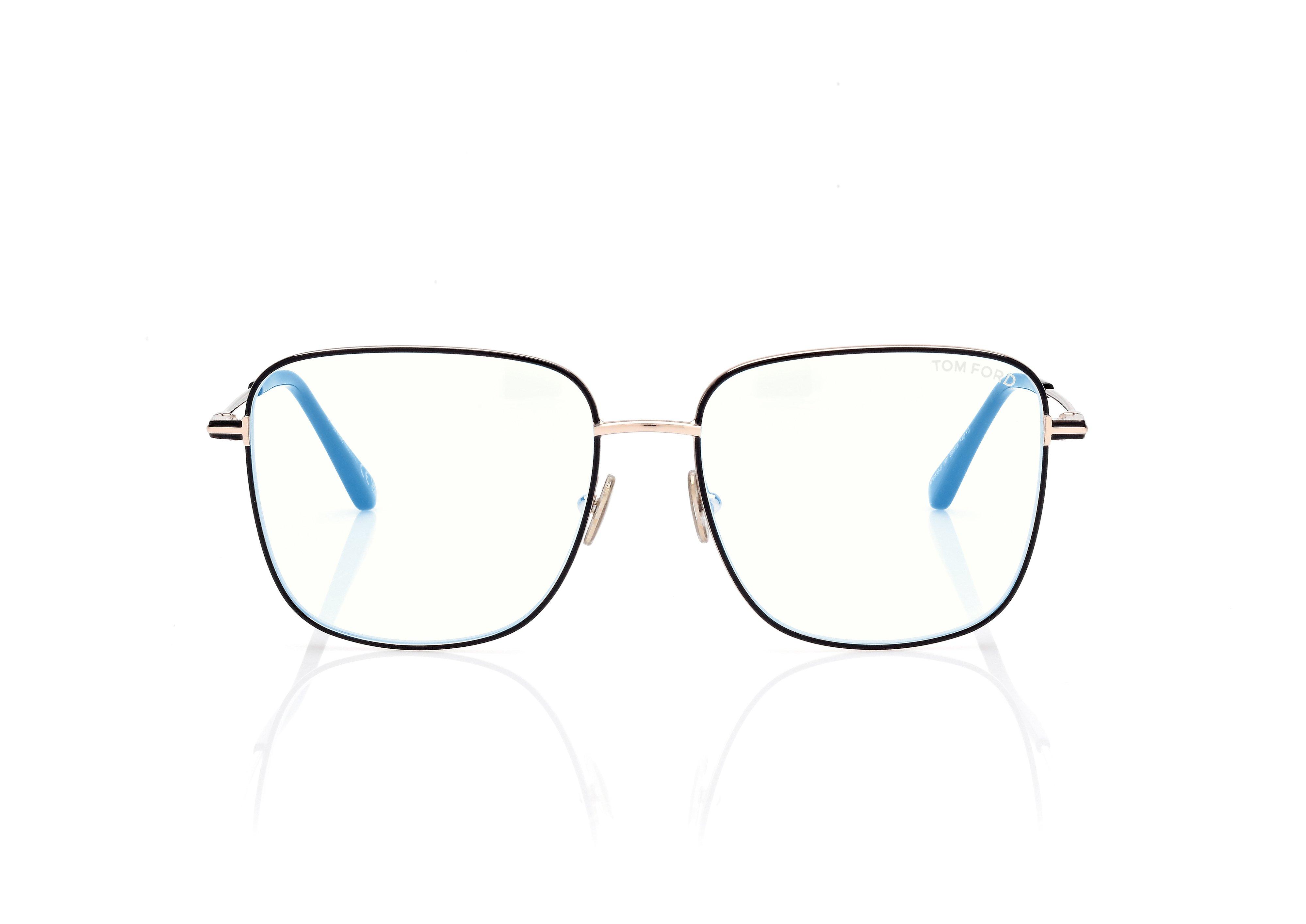 BLUE BLOCK SQUARE OPTICALS | TOM FORD Fashion