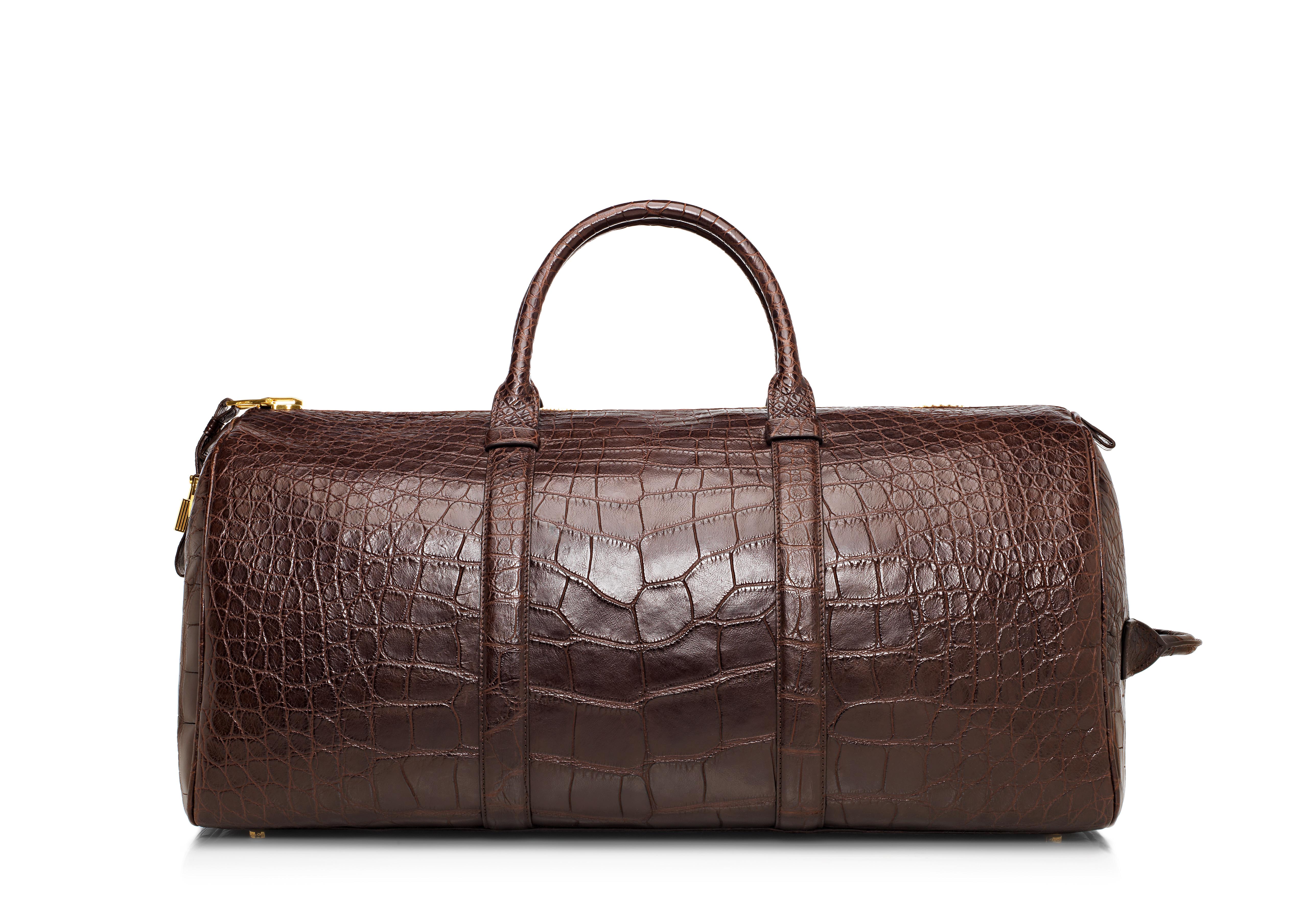 Tom Ford Buckley Alligator Large Duffle | TOM FORD Fashion