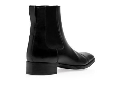 BURNISHED LEATHER GIANNI ANKLE BOOT | Tom Ford Fashion BURNISHED LEATHER GIANNI ANKLE BOOT | Tom Ford Fashion