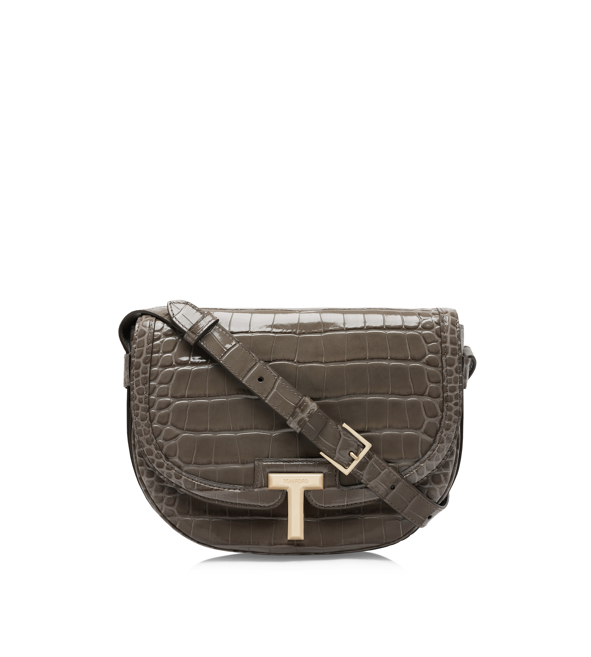 SHINY STAMPED CROCODILE LEATHER WALLIS CROSSBODY BAG | Tom SHINY STAMPED CROCODILE LEATHER WALLIS CROSSBODY BAG | Tom