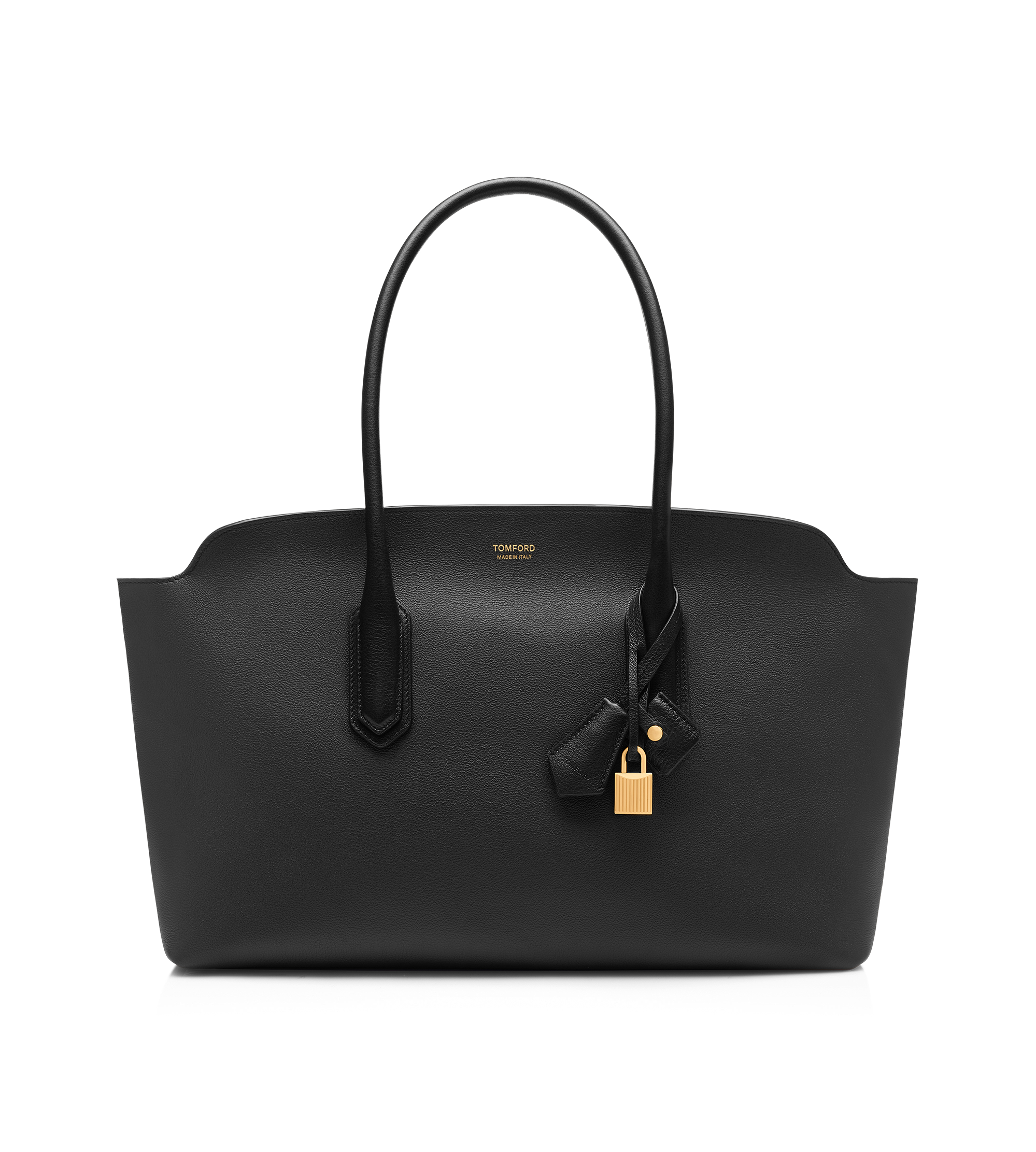 NATURAL GRAIN LEATHER ALEXANDER LARGE SHOULDER BAG | Tom Ford Fashion