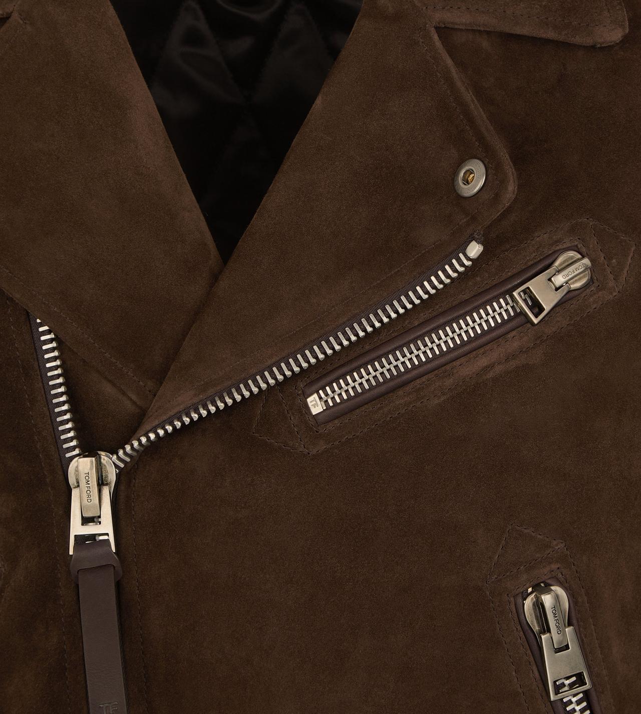 BUTTERY SUEDE ASYMMETRIC BIKER | Tom Ford Fashion BUTTERY SUEDE ASYMMETRIC BIKER | Tom Ford Fashion