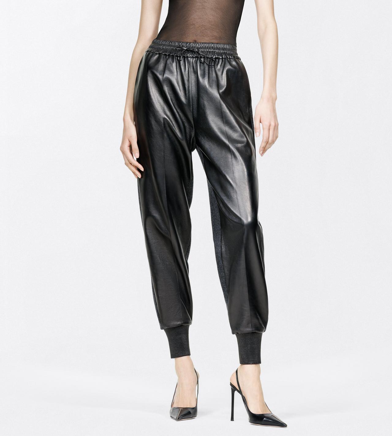 NAPPA LEATHER AND WOOL JOGGERS | TOM FORD Fashion
