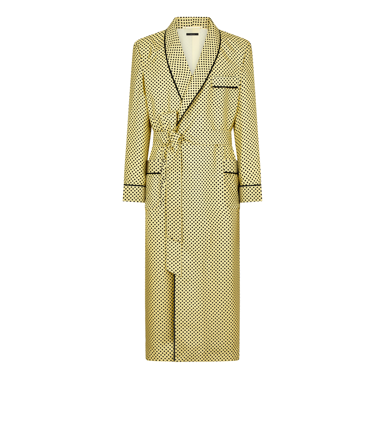 DIAMOND PRINT SILK TWILL ROBE | TOM FORD Fashion