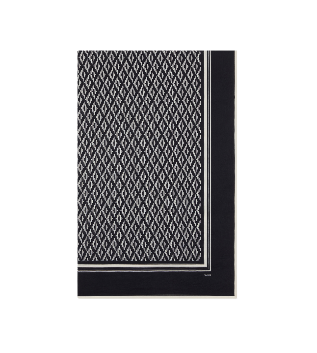 COTTON ASYMMETRICAL RHOMBUS PAREO | TOM FORD Fashion